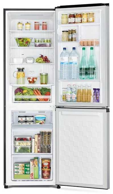 Hitachi 320-Litre Fridge, Bottom Freezer RB410PUN6PSV 320 Liters Frost ...