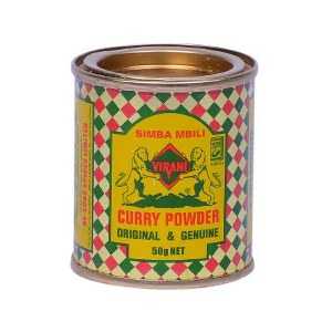 Simba Mbili Curry Powder 50gm Tin - Afriven