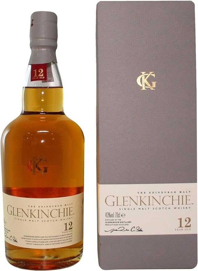 Glenkinchie 12 Year Old Lowland Single Malt Whisky 70cl 0ne packet ...