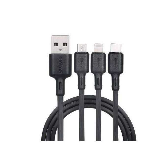 Oraimo 3 In 1 USB Cable - Android, Type C, Iphone Cable - Afriven