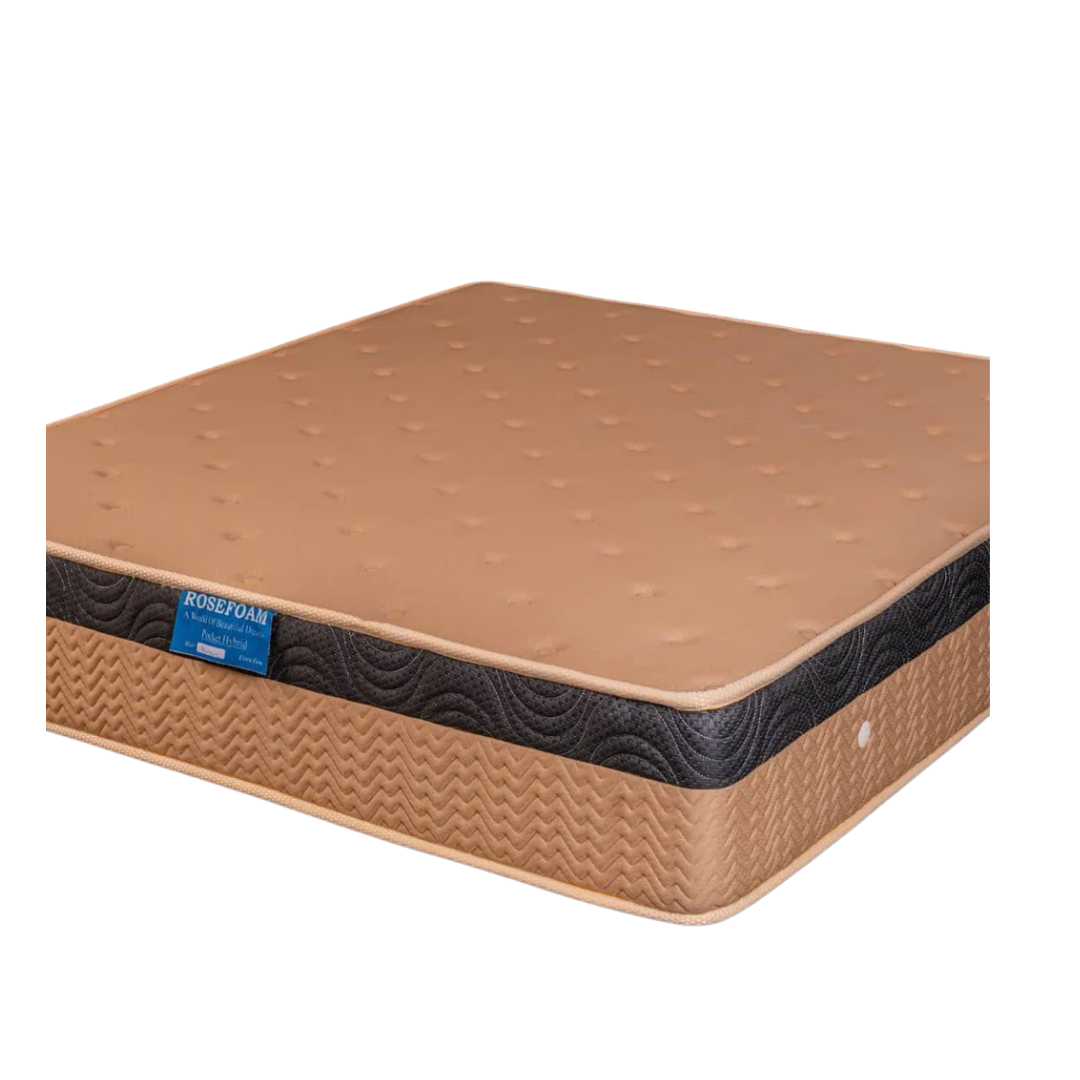 Pocket Spring Hybrid Rosefoam 5x6x12 - Afriven
