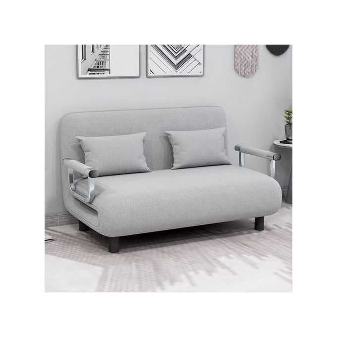 3 Seater Folding Convertible Couch Sofa Bed Chair, Full Padded Sleeper Lounger With 1 Pillow 5 ...