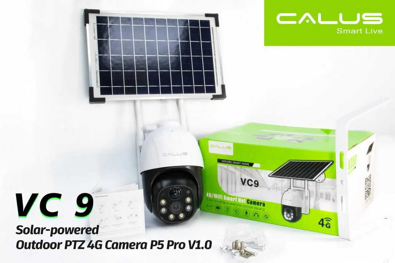 Calus VC 9 Smart solar powered 4G camera - Afriven