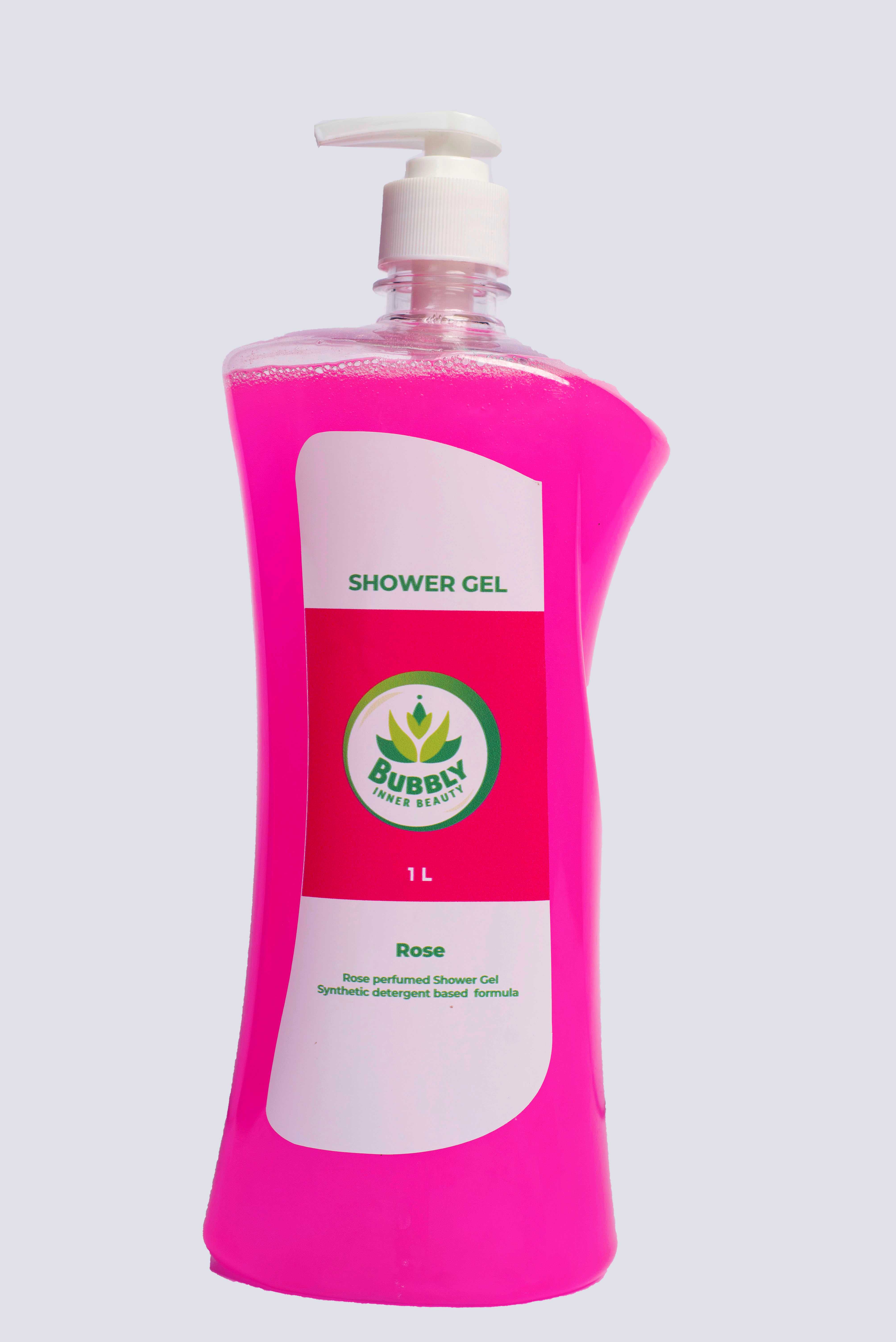 1 Liter Bath Gel (Rose) - Afriven