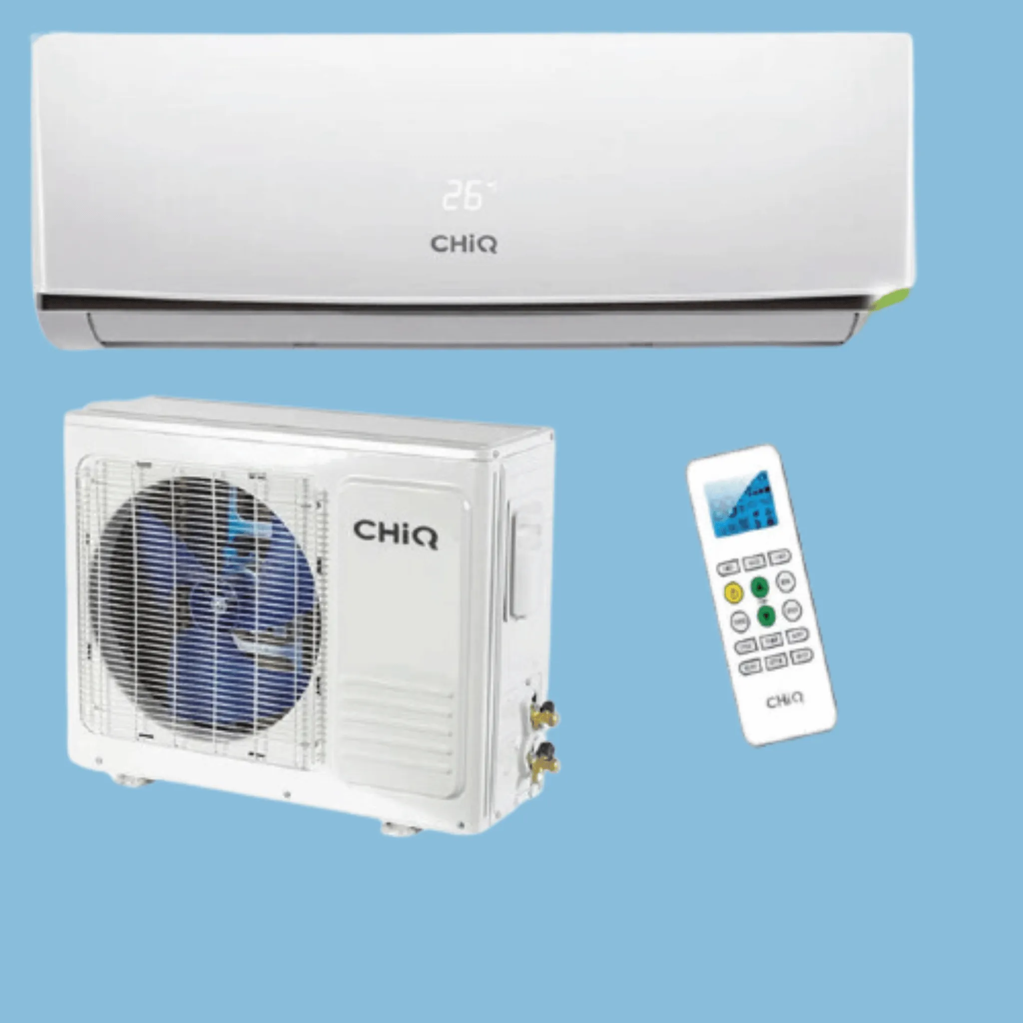 CHIQ 9000 BTU WALL SPLIT AIR CONDITIONER - Afriven
