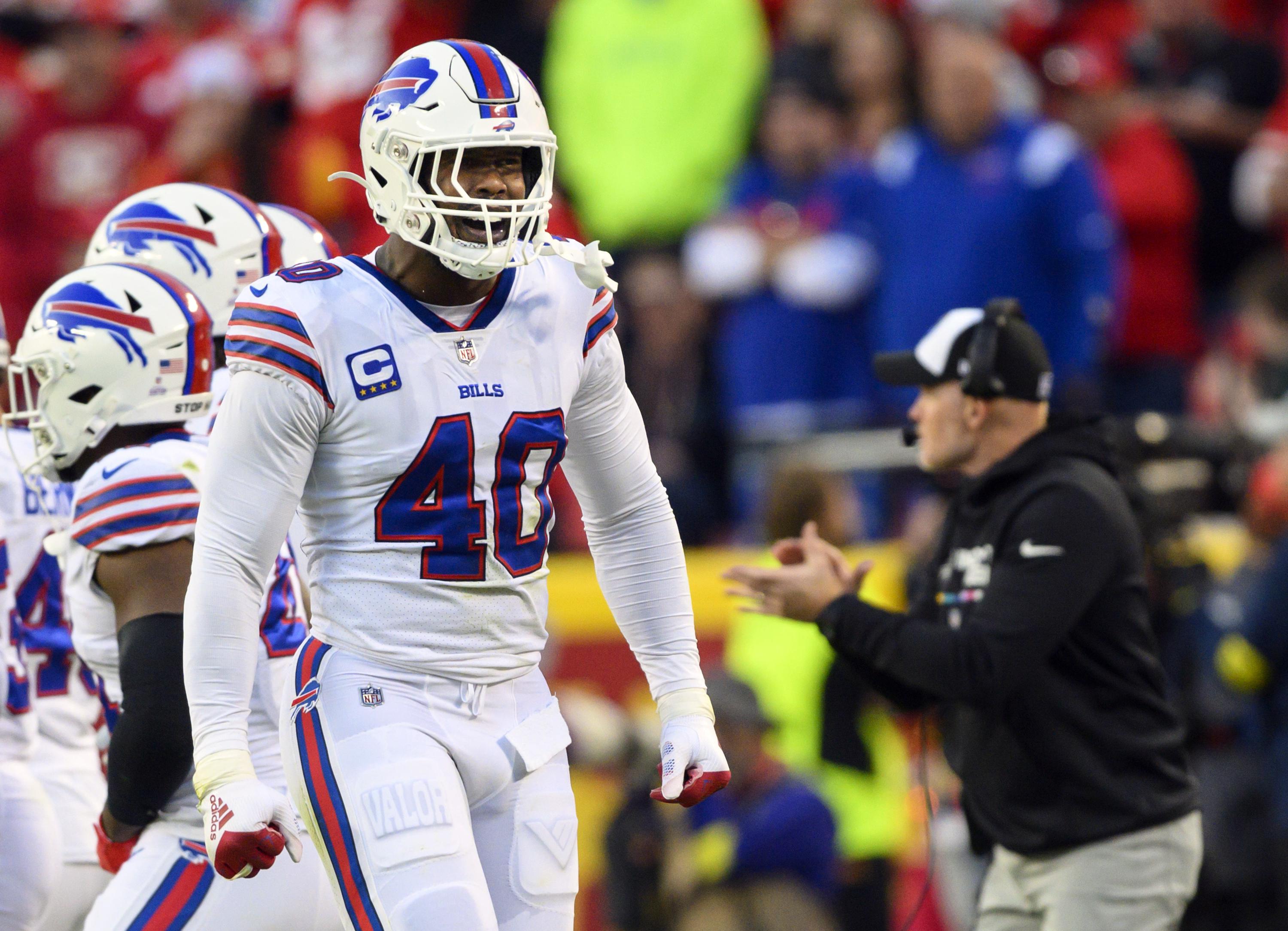 Miller makes presence felt during 1st 6 games with Bills | AP News