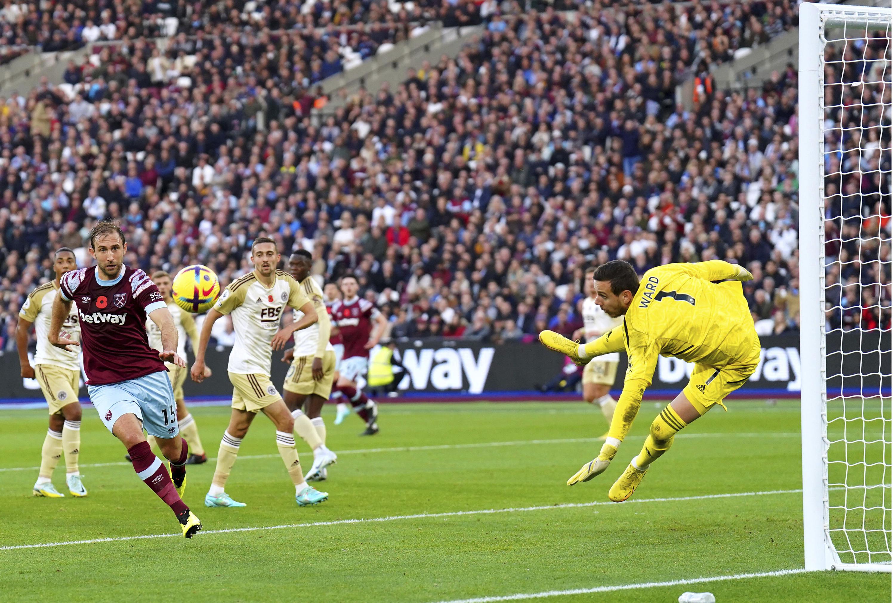 Bittersweet for Maddison as Leicester wins 2-0 at West Ham | AP News