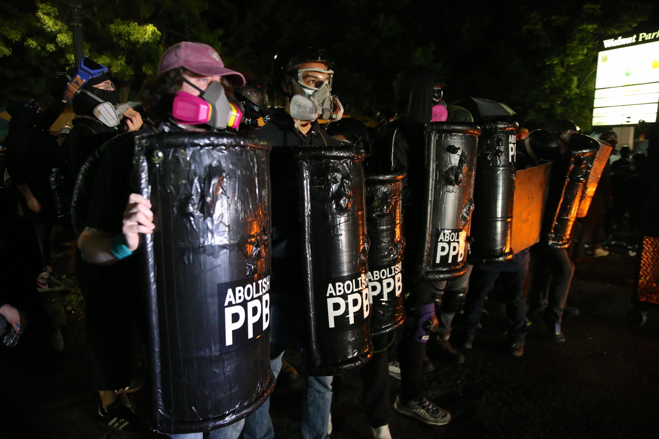 Police union HQ targeted at Portland protest, 25 arrested | AP News