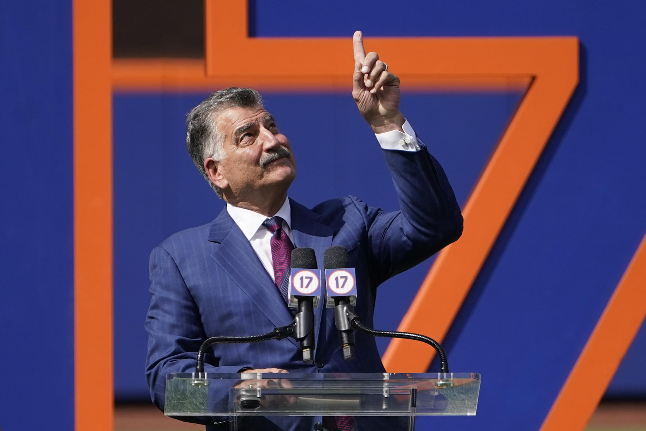 Mets retire Keith Hernandez's No. 17 in Citi Field ceremony | AP News