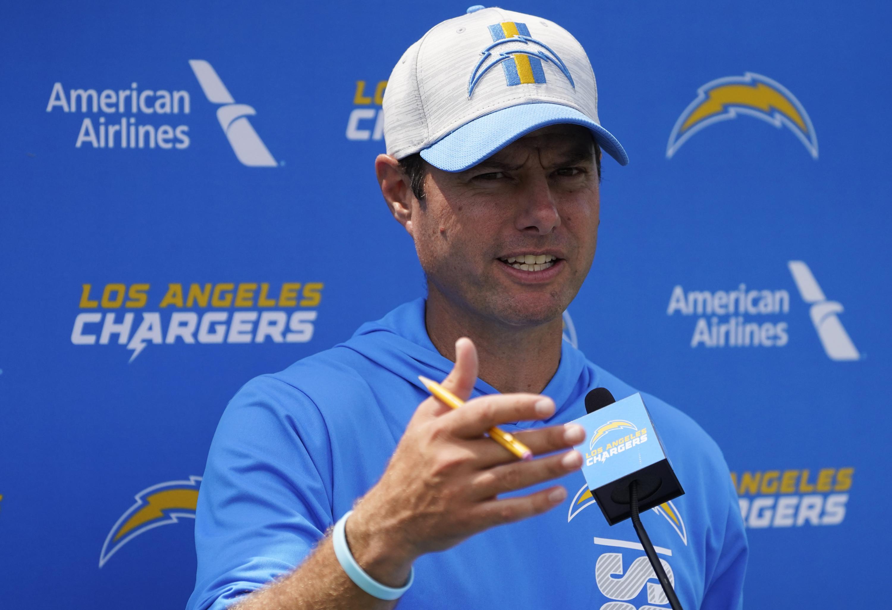 Chargers' James happy to go against another opponent | AP News