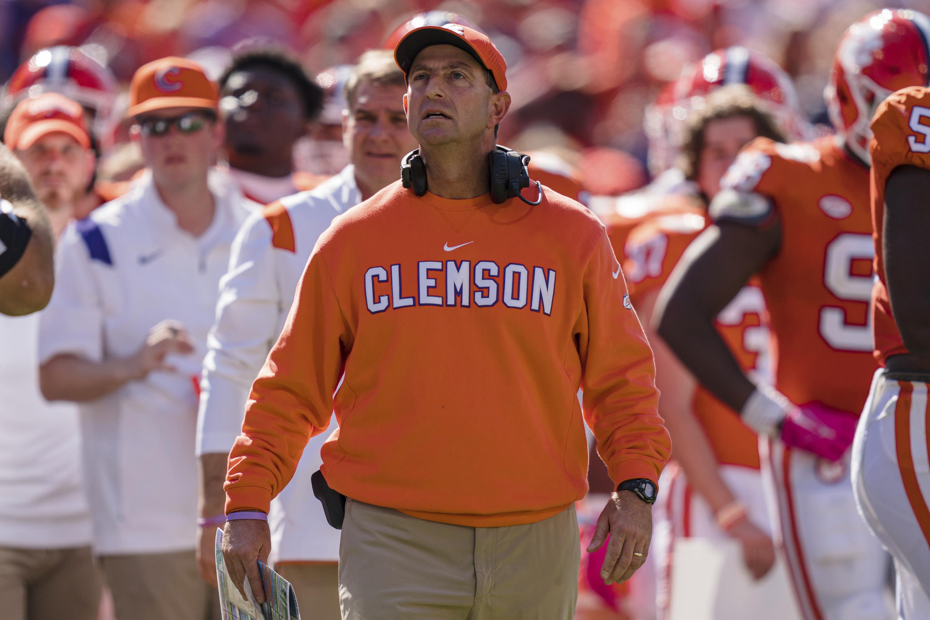 No. 5 Clemson wins ACC Atlantic, back in title game | AP News