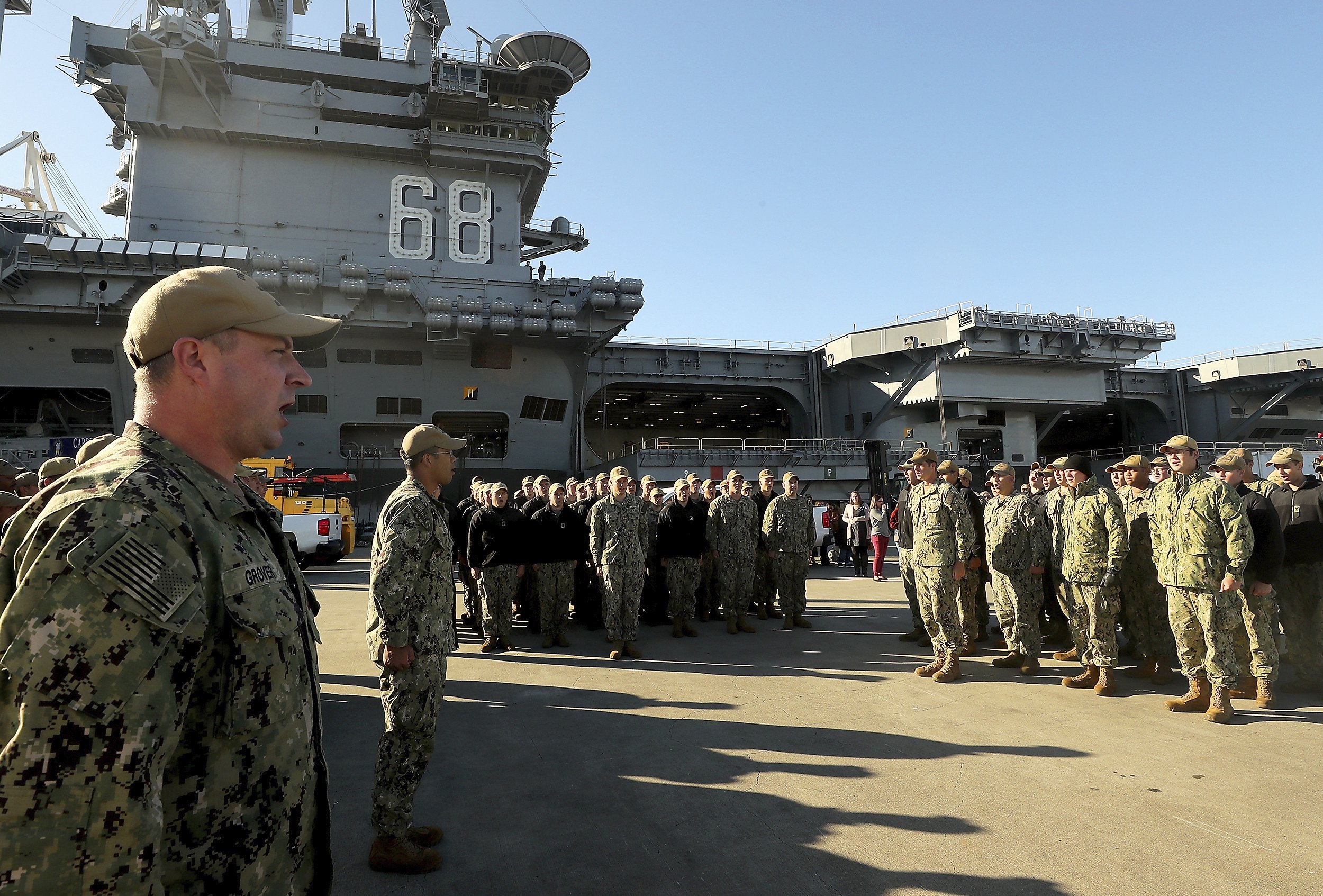 General says coronavirus may affect more Navy ships | AP News