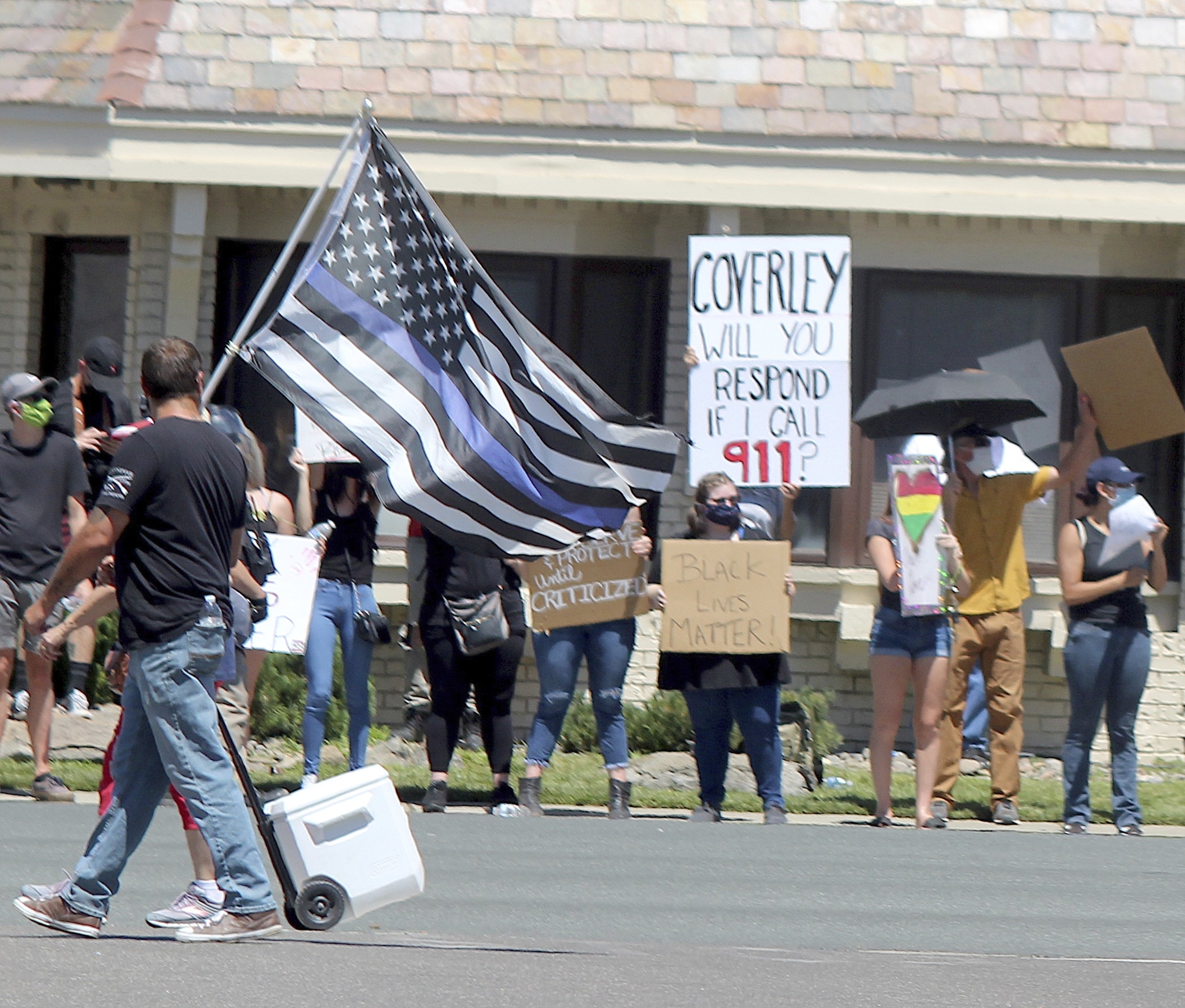 Black Lives Matter supporters hold demonstration in Nevada | AP News