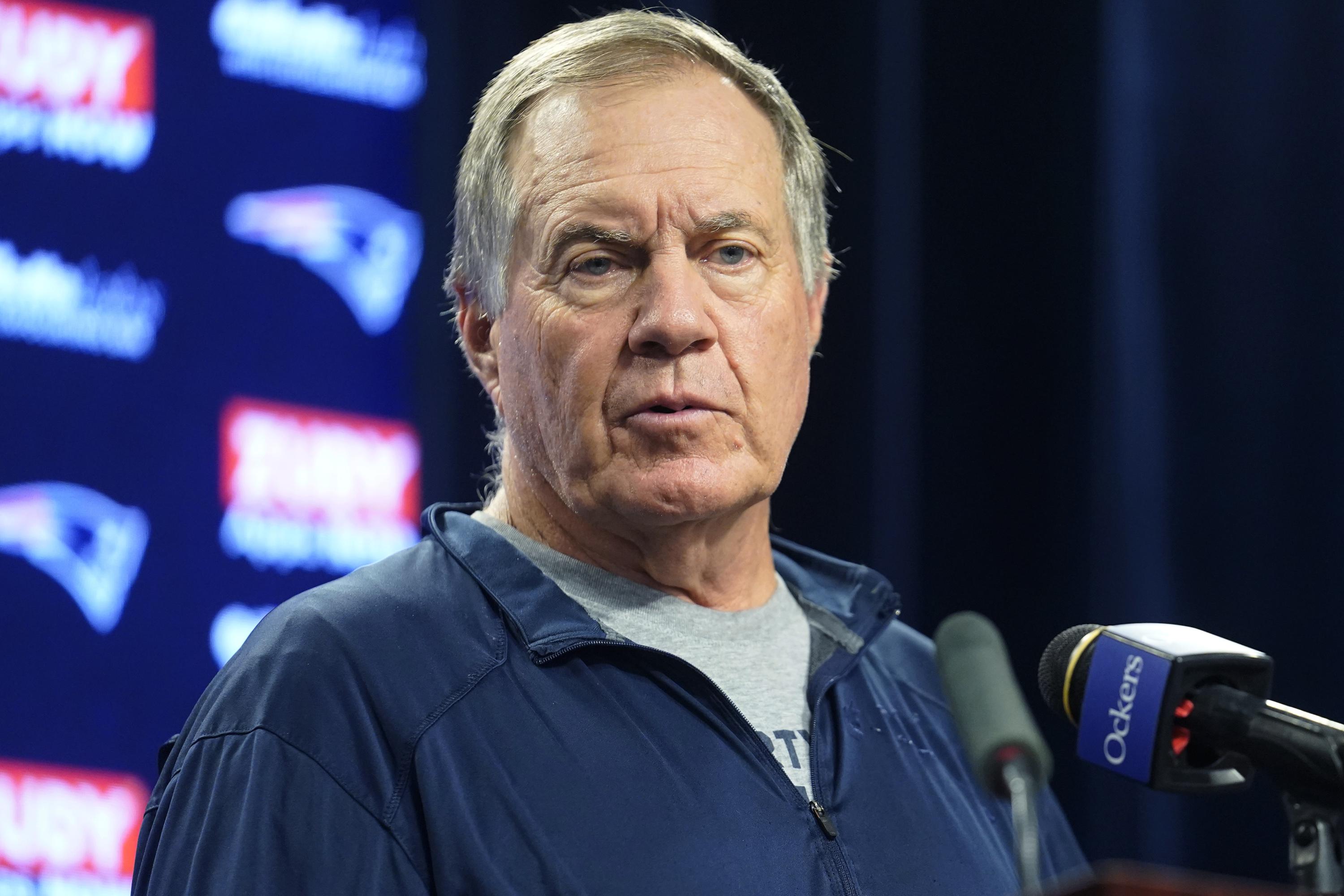 Belichick likes safety, tackle depth heading into 53-man cut | AP News