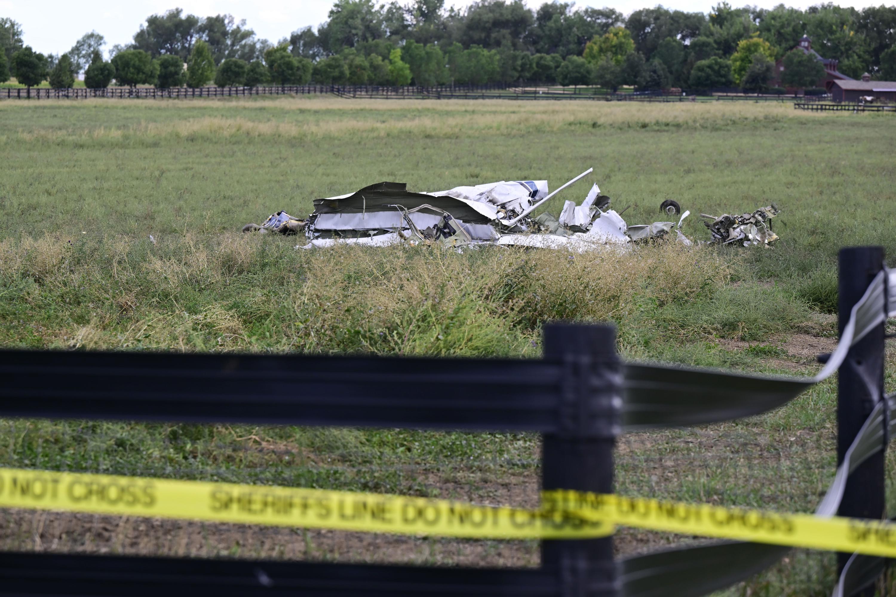 Sheriff: 2 small planes collide in midair near Denver, 3 die | AP News
