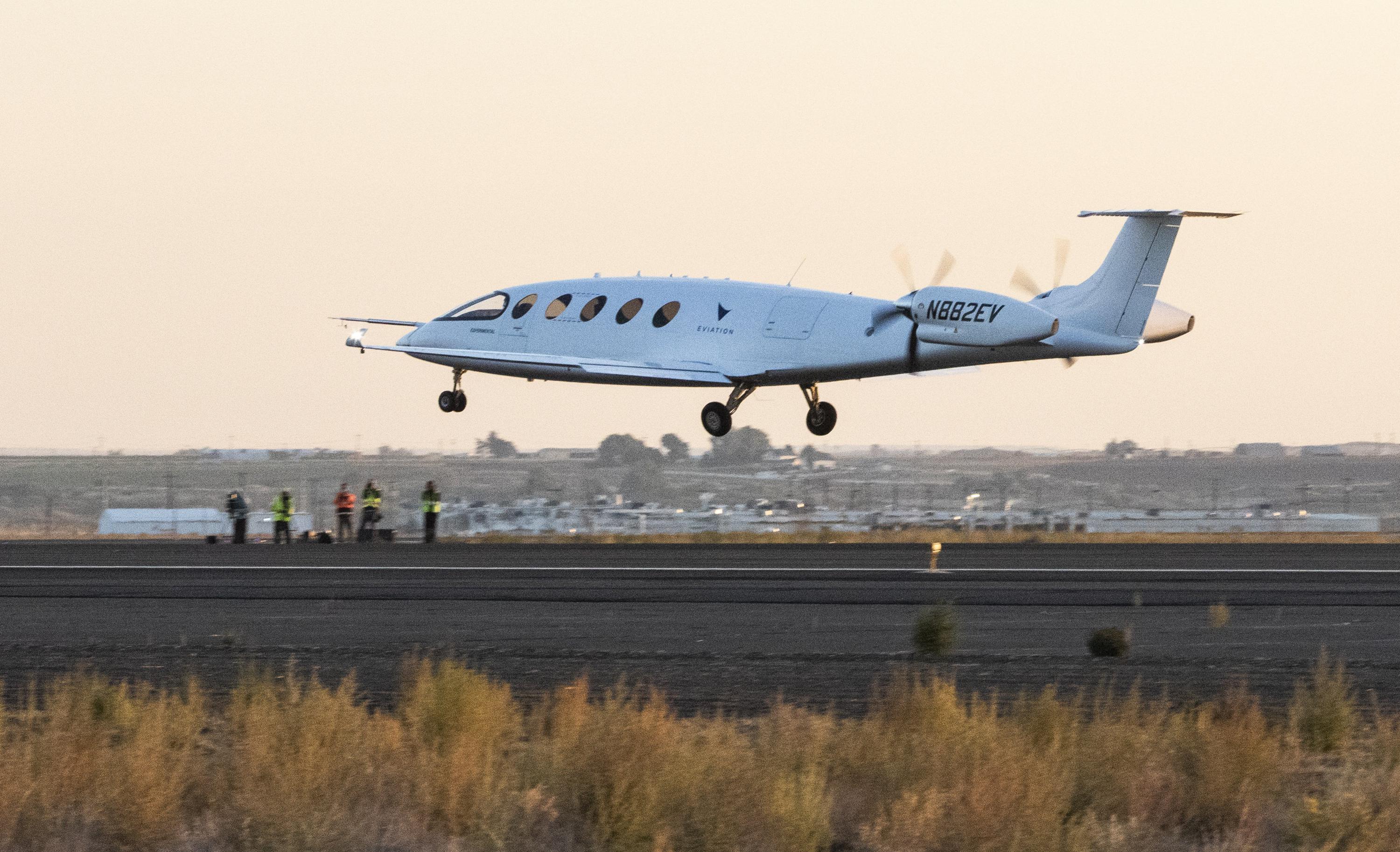 Prototype electric airplane takes first flight | AP News