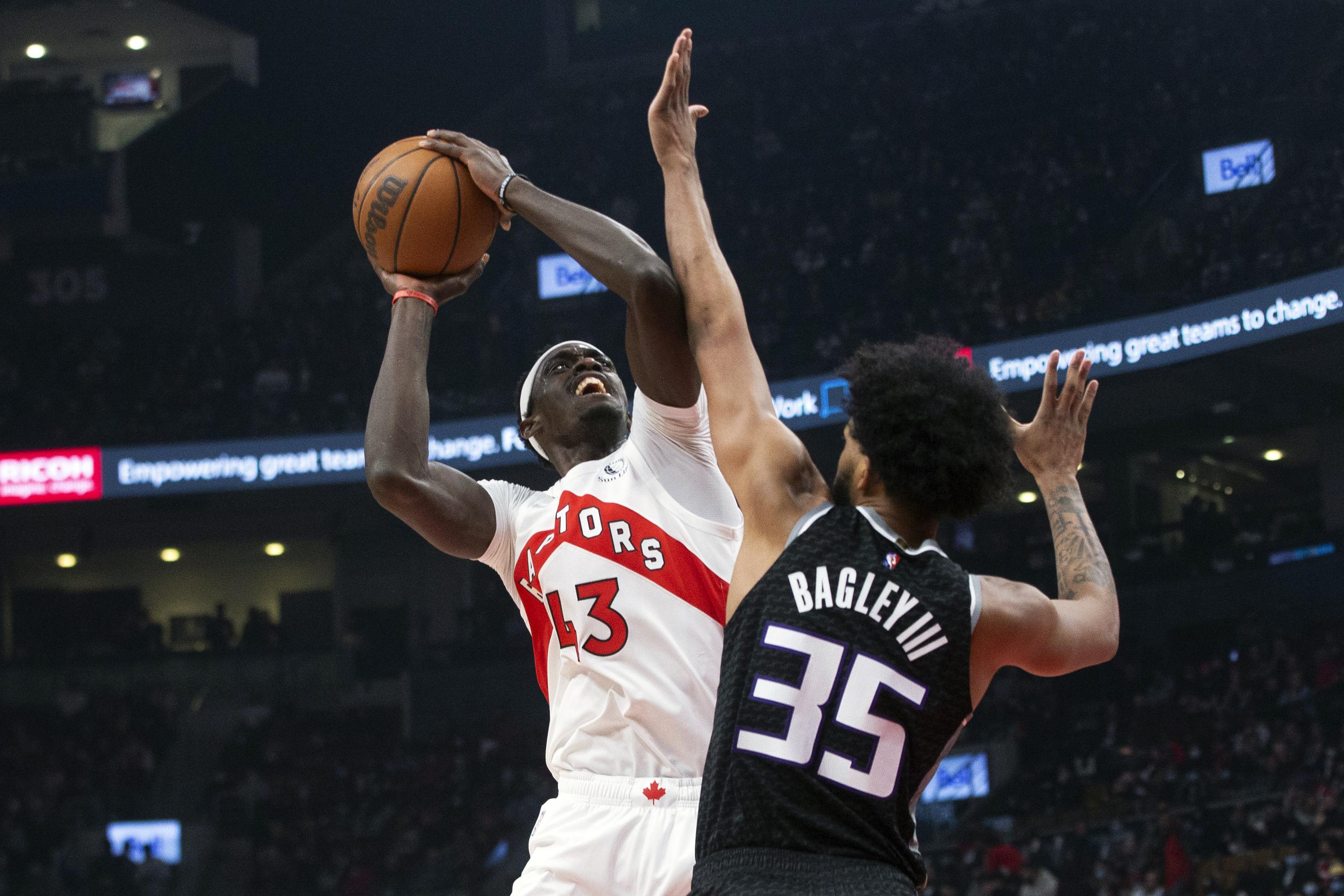 Raptors use 70-point first half to rout Kings 124-101 | AP News