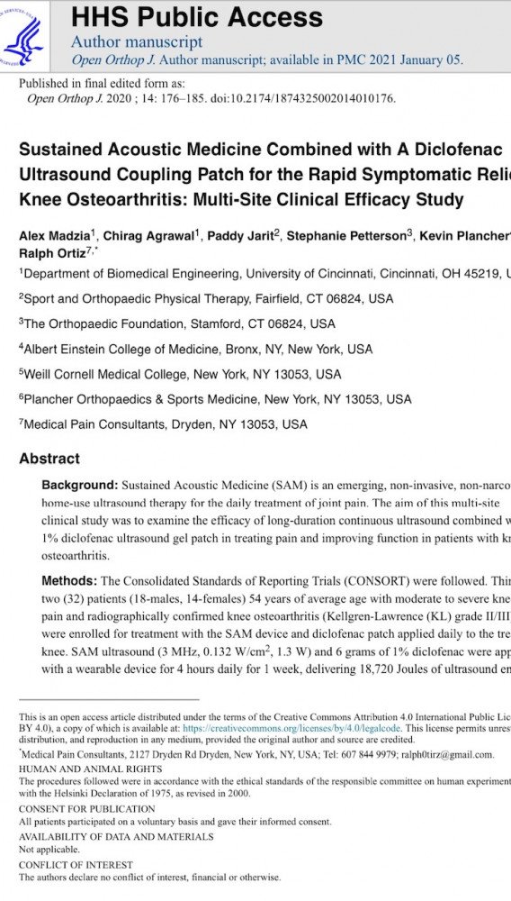 SAM 2.0 Treatment Provides Non-Surgical Pain Relief for Federal ...