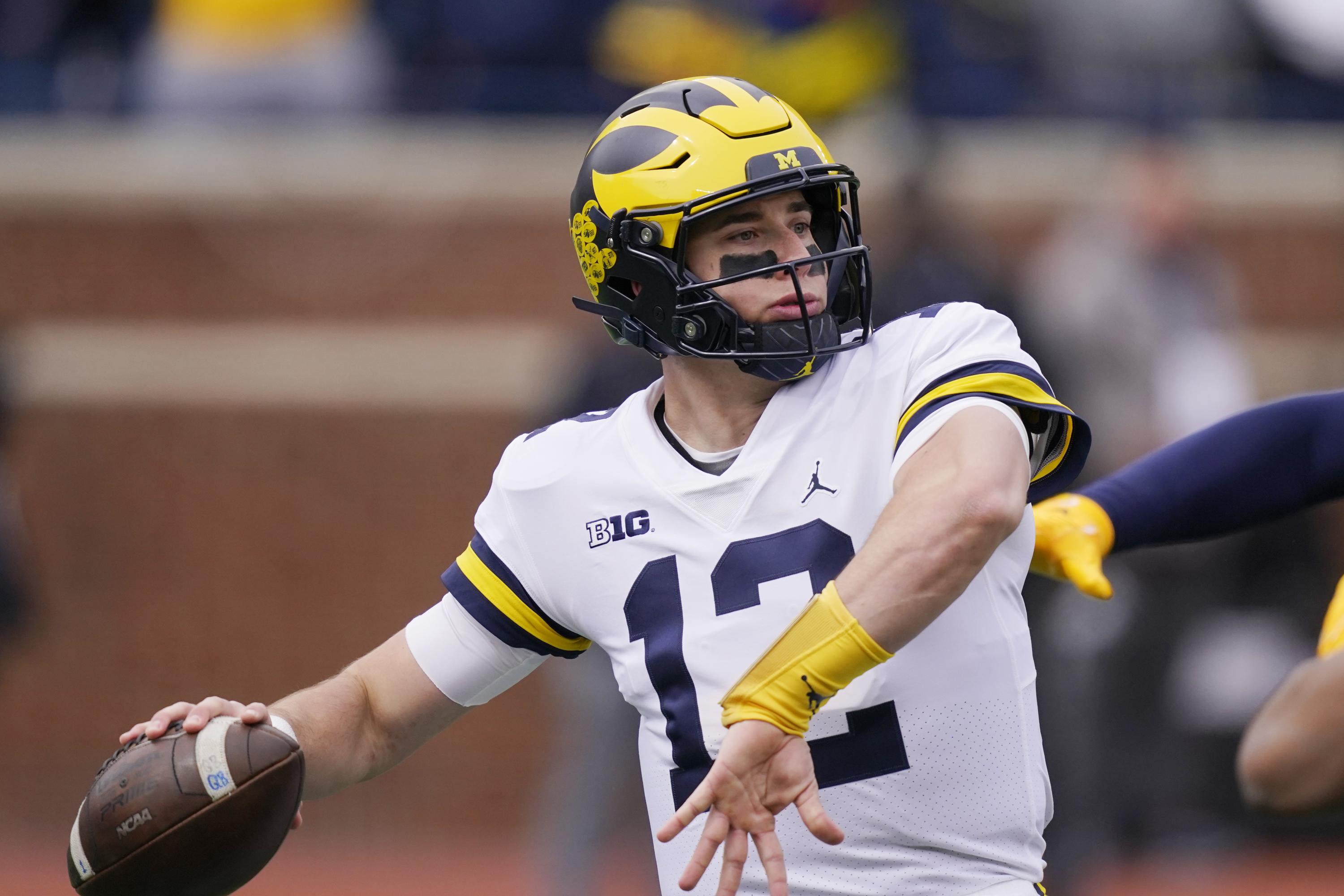 Harbaugh plans to start McNamara, McCarthy in opening games | AP News