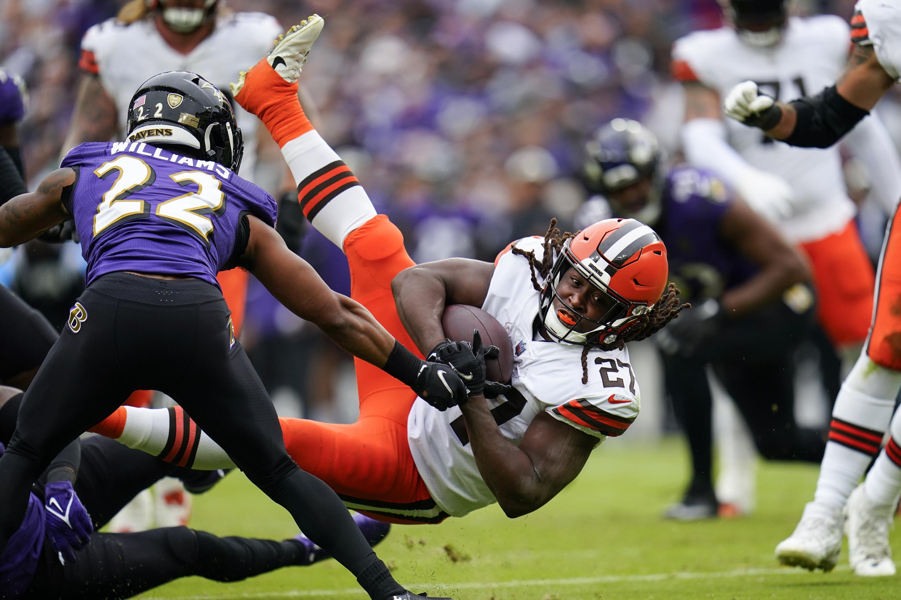 Despite playing well enough to win, Browns find ways to lose | AP News