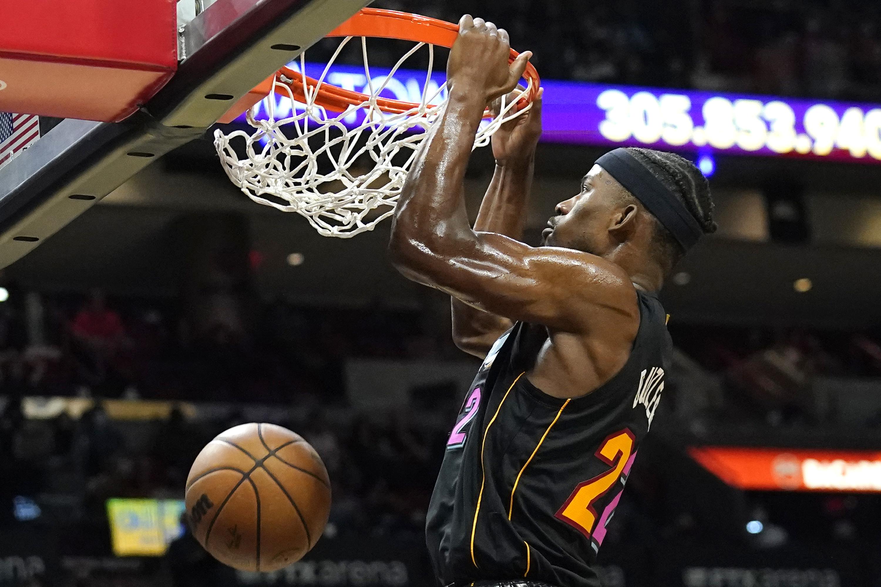 Butler has 32 points, Heat beat Wizards to open 2-game set | AP News