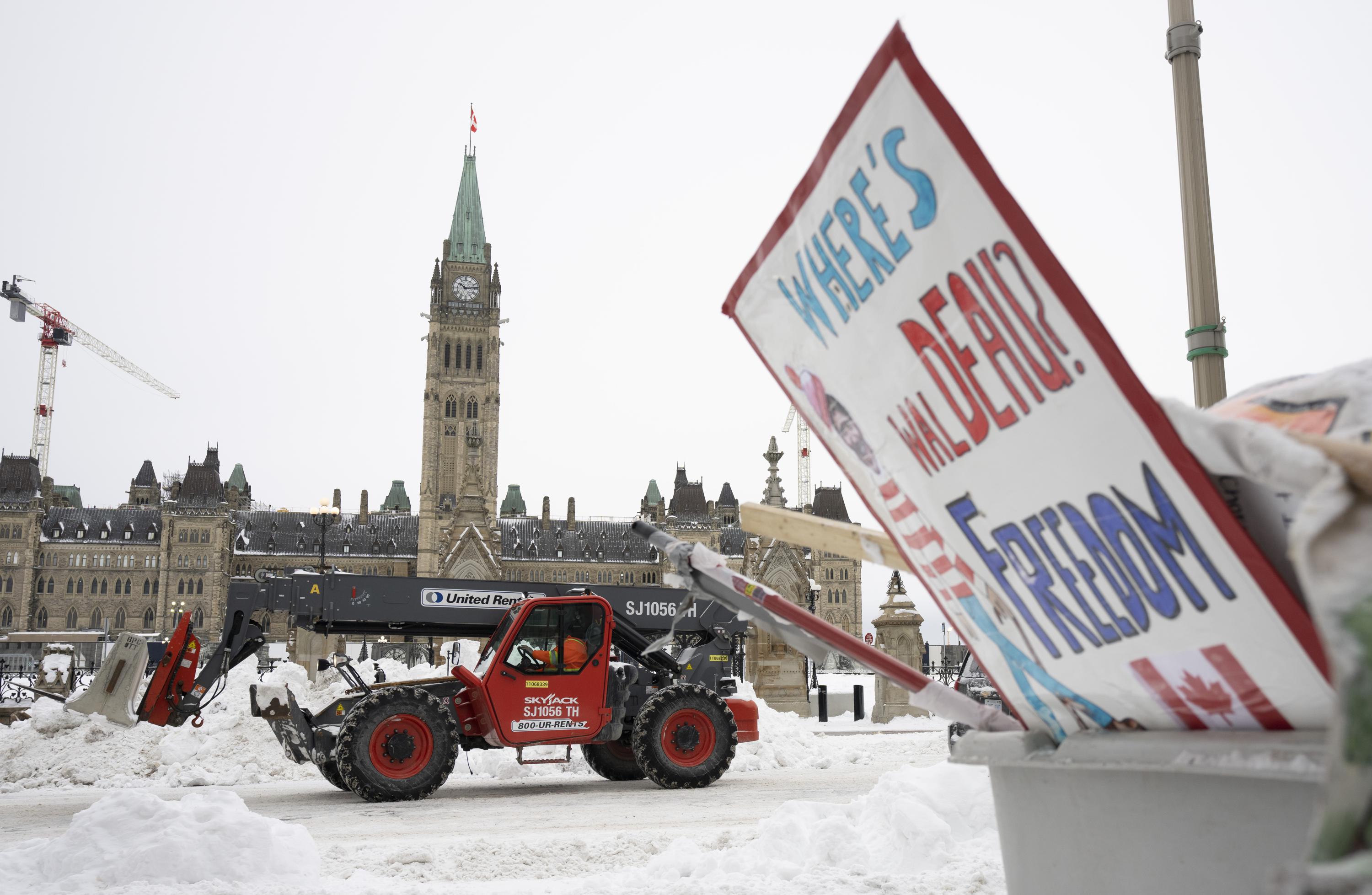 Canada's protests settle down, but could echo in politics | AP News