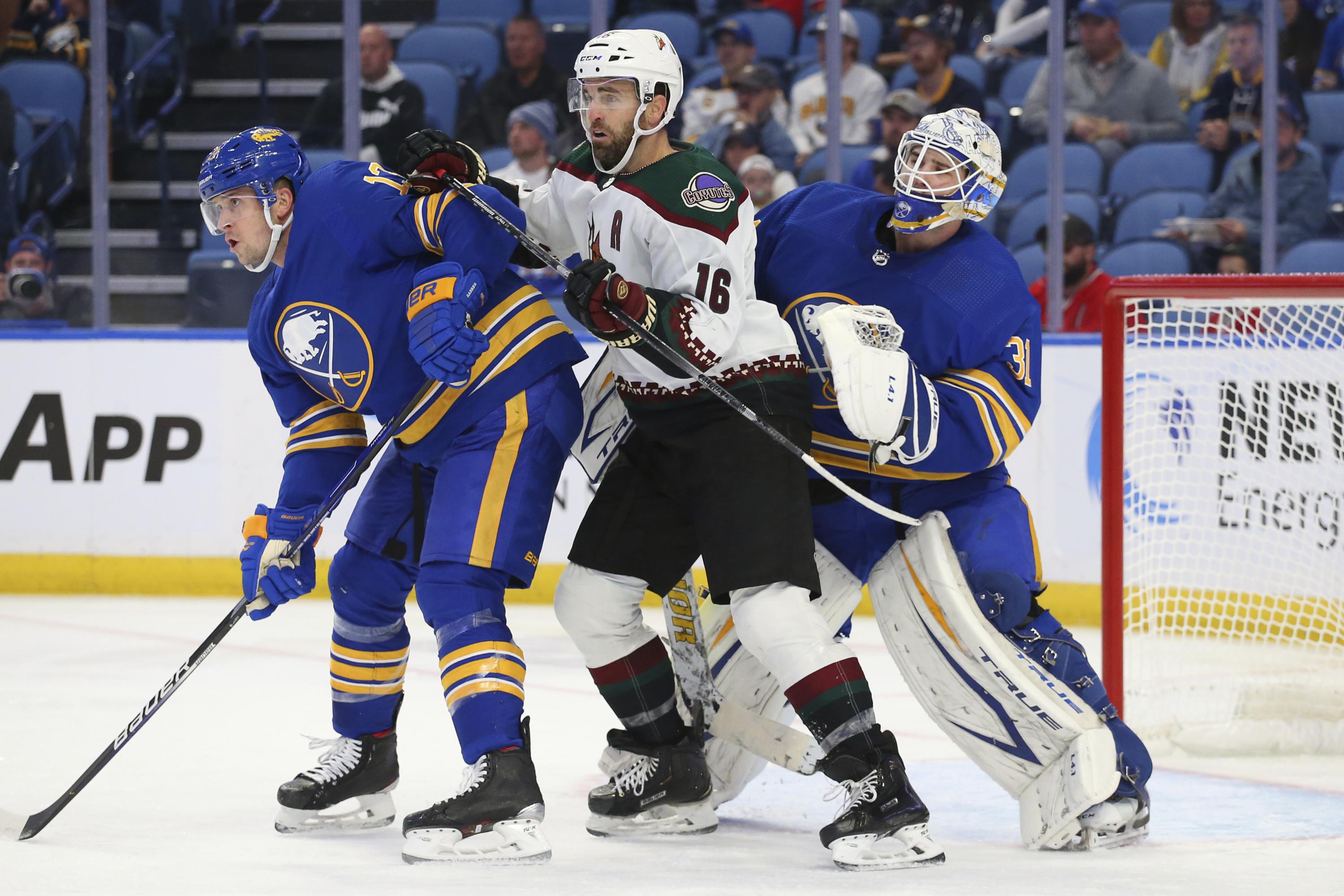 Sabres score twice in shootout, beat Coyotes 2-1 | AP News