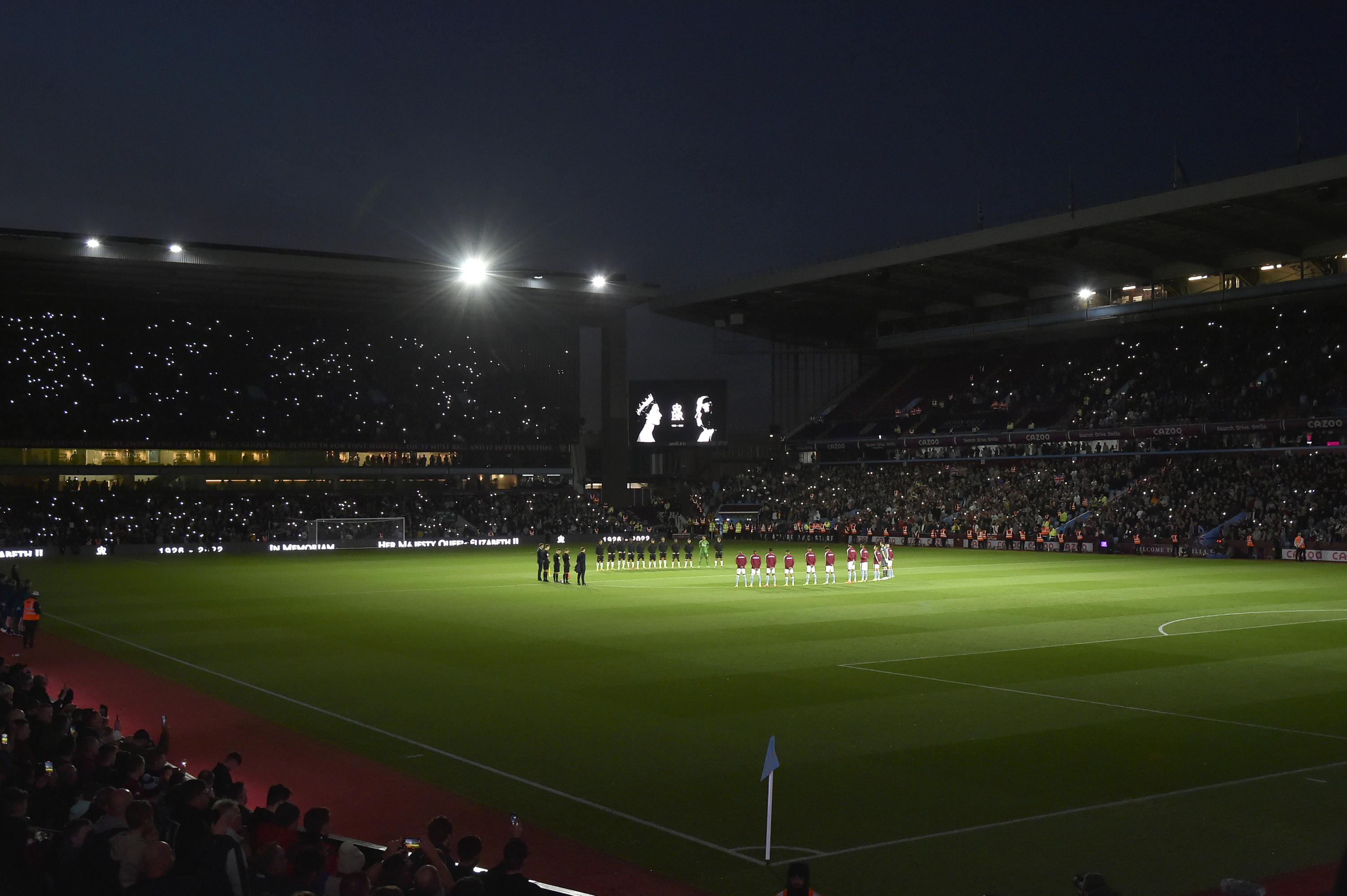 Fulham, Villa win as EPL resumes with tributes to queen | AP News