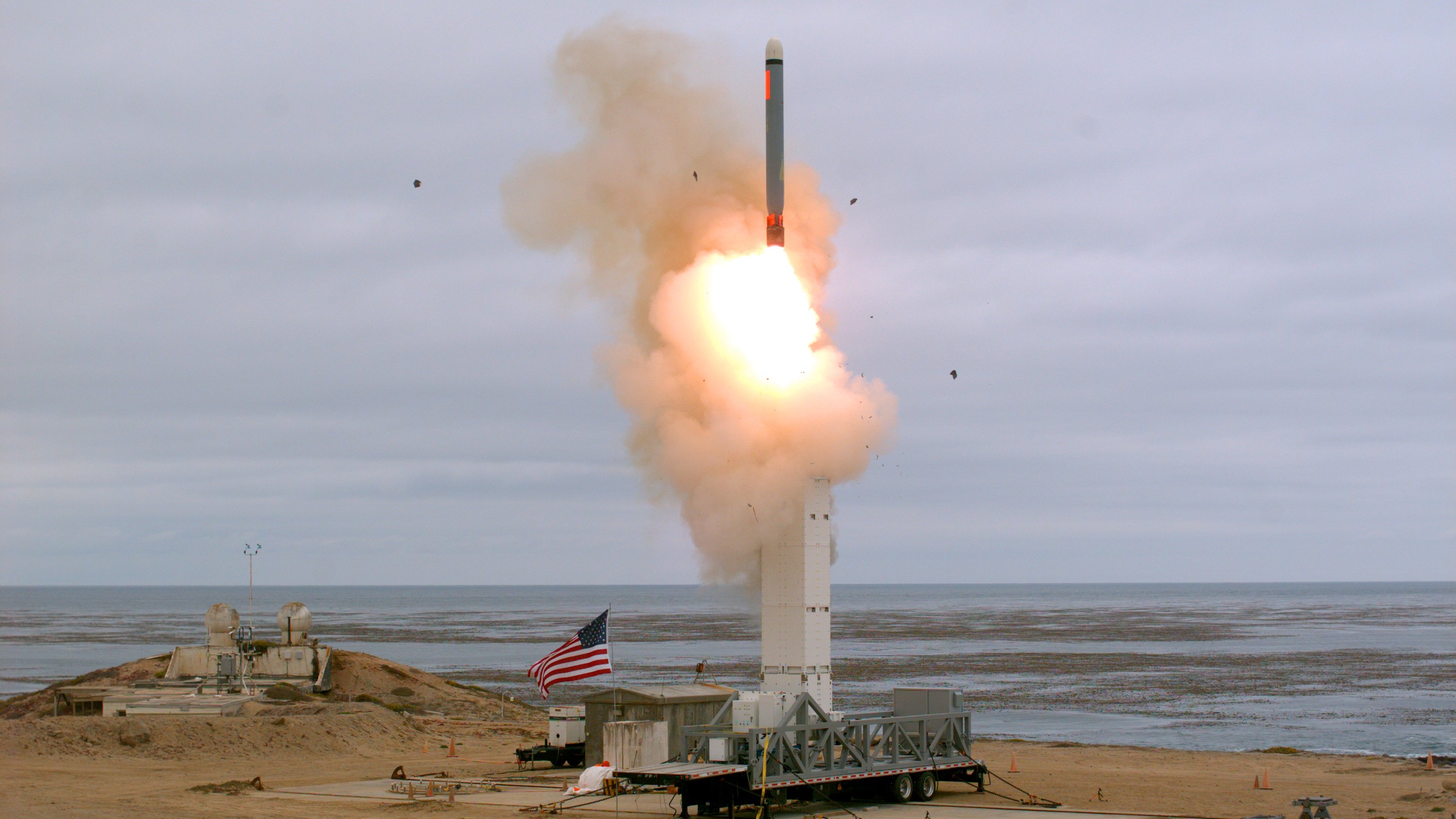 Pentagon conducts 1st test of previously banned missile | AP News