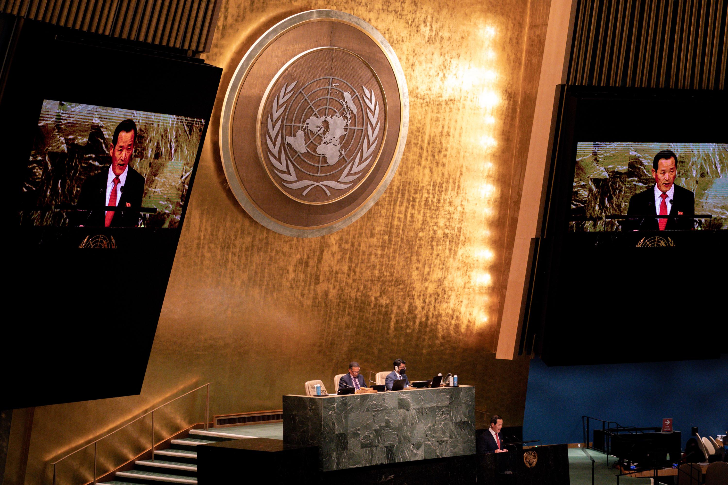 Syria, North Korea take swipes at West as UN assembly ends | AP News