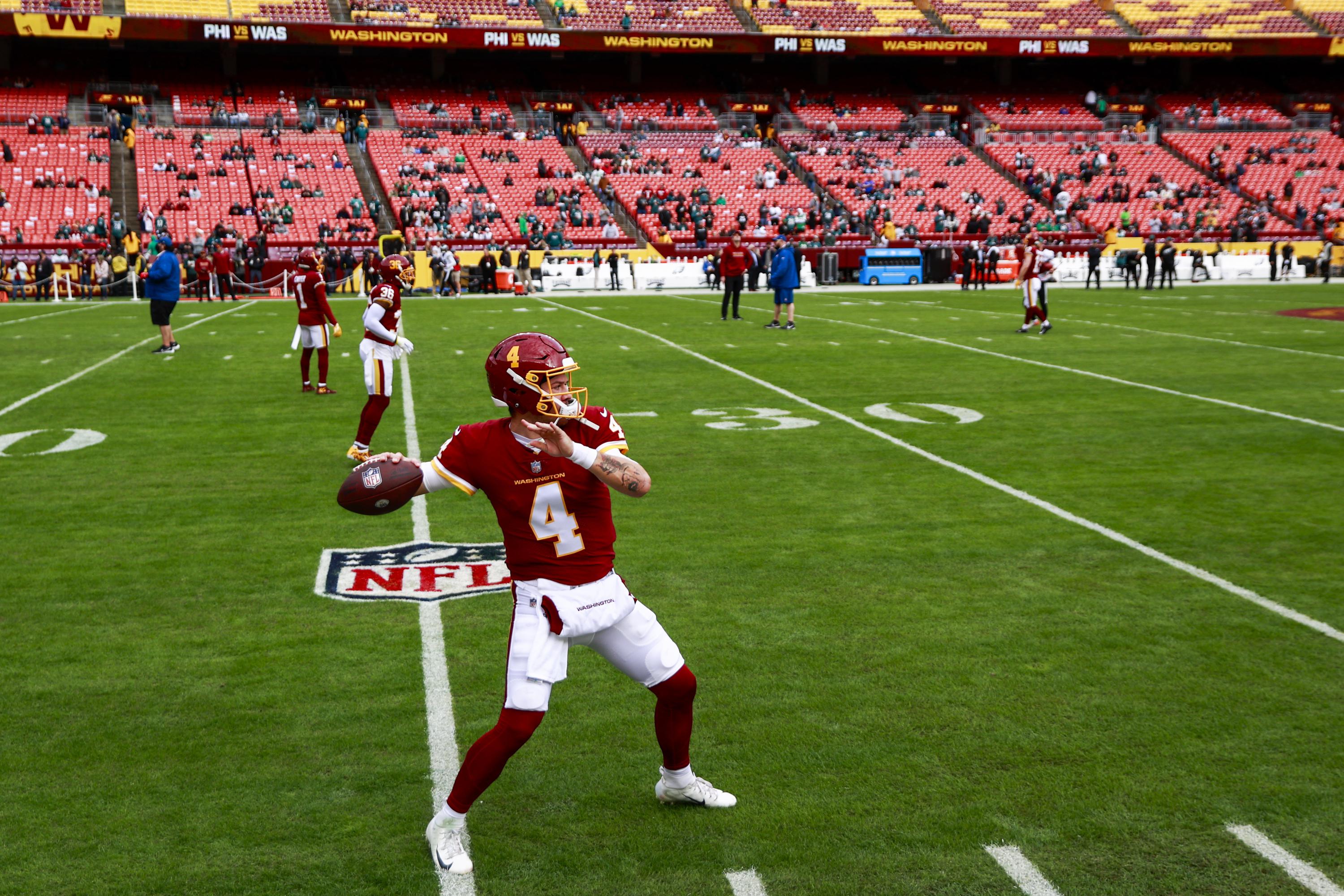 Washington resets rebuilding expectations with 7-10 season | AP News