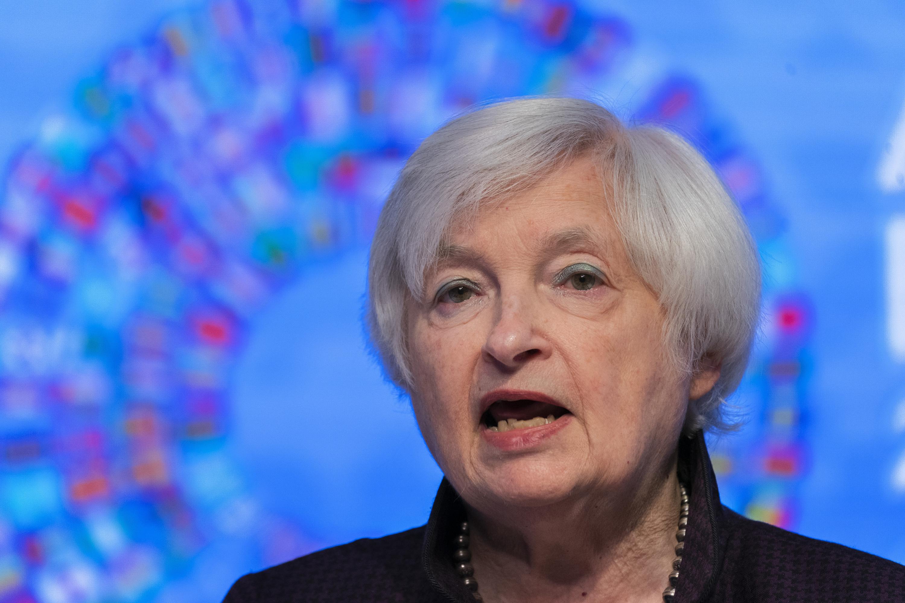 Yellen boosting Biden's agenda in Virginia as midterms near | AP News