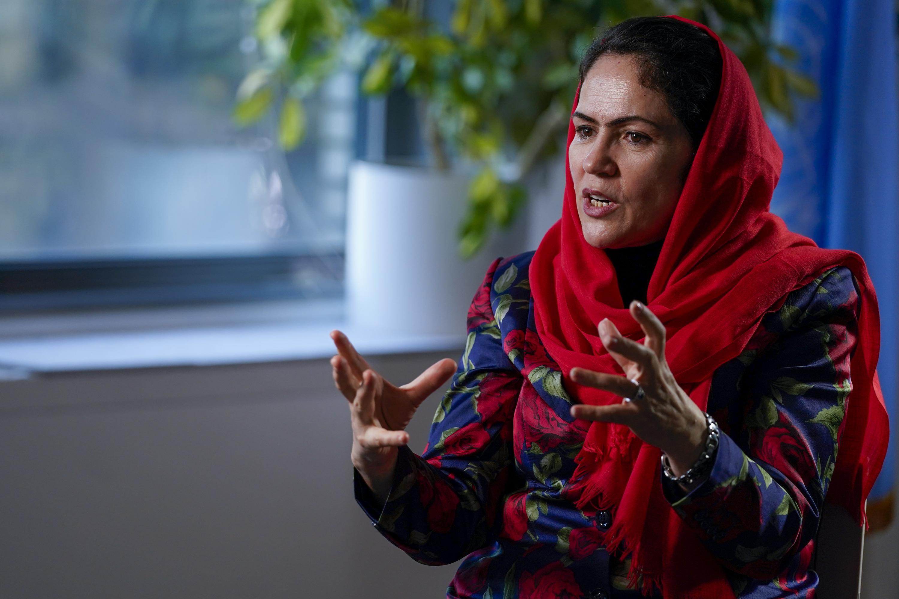 From exile, female former Afghan leader keeps fighting | AP News
