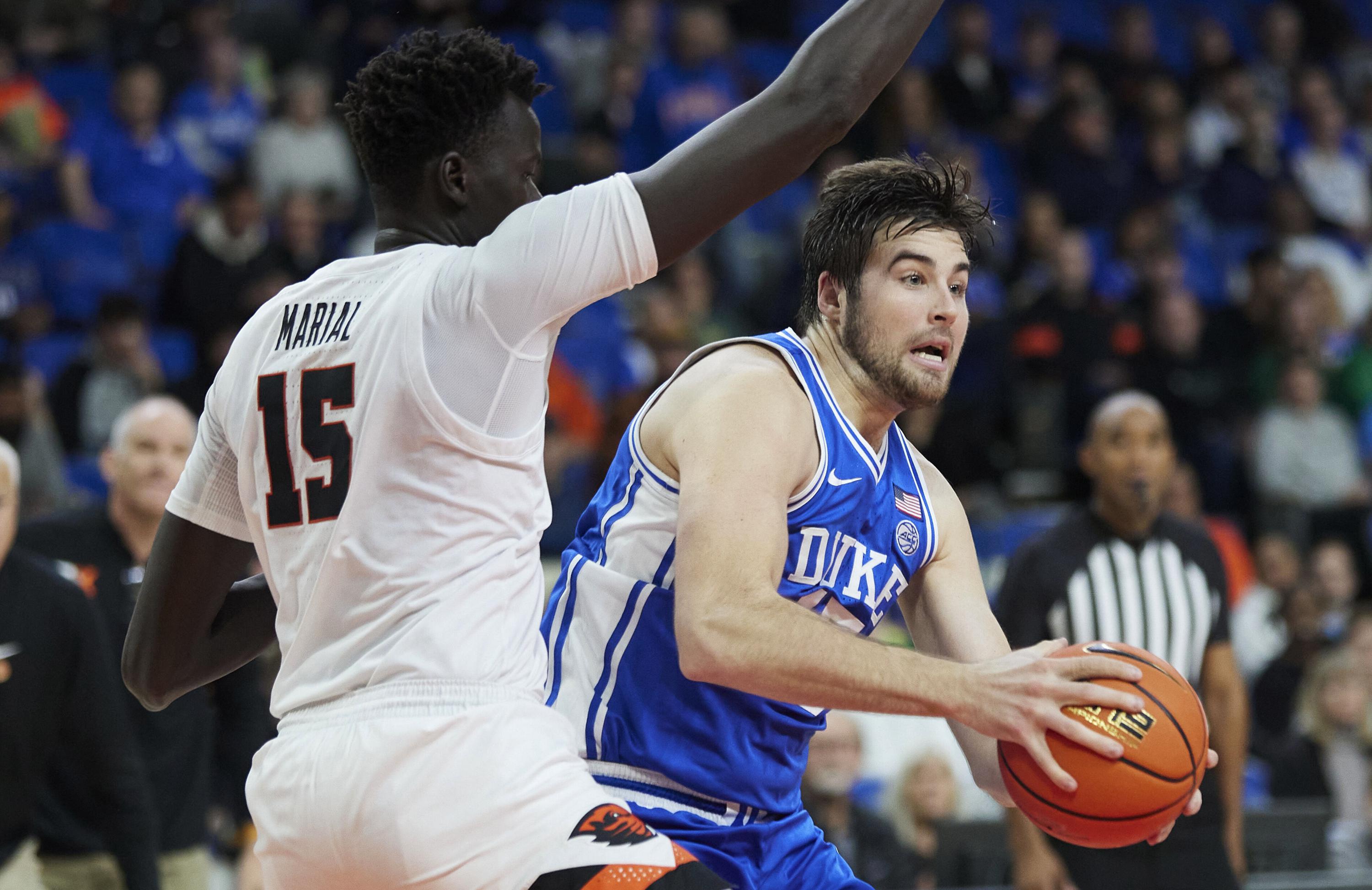 No. 8 Duke holds off challenge from Oregon State 54-51 | AP News