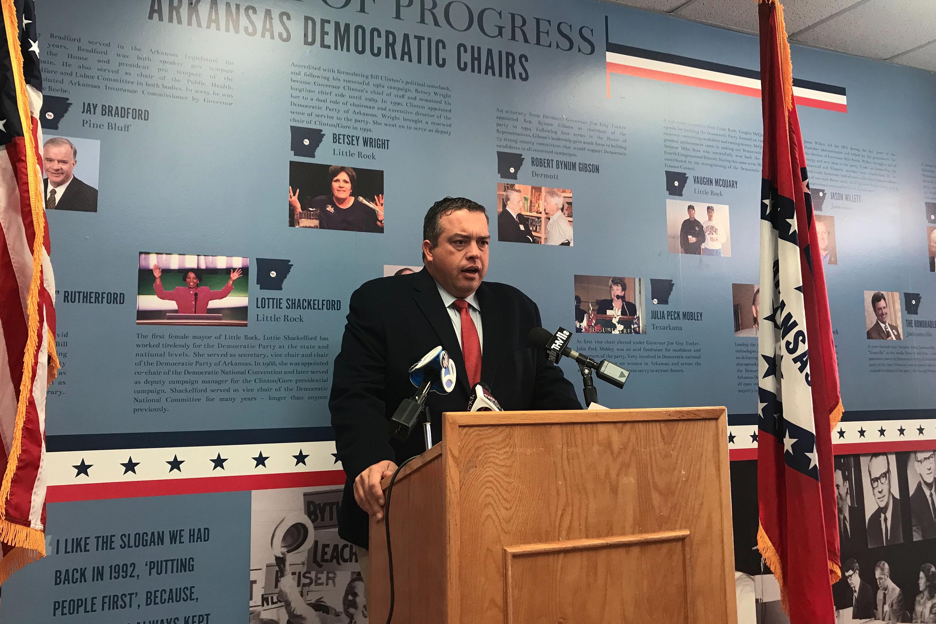 Arkansas Democrats' chairman stepping down to head super PAC | AP News