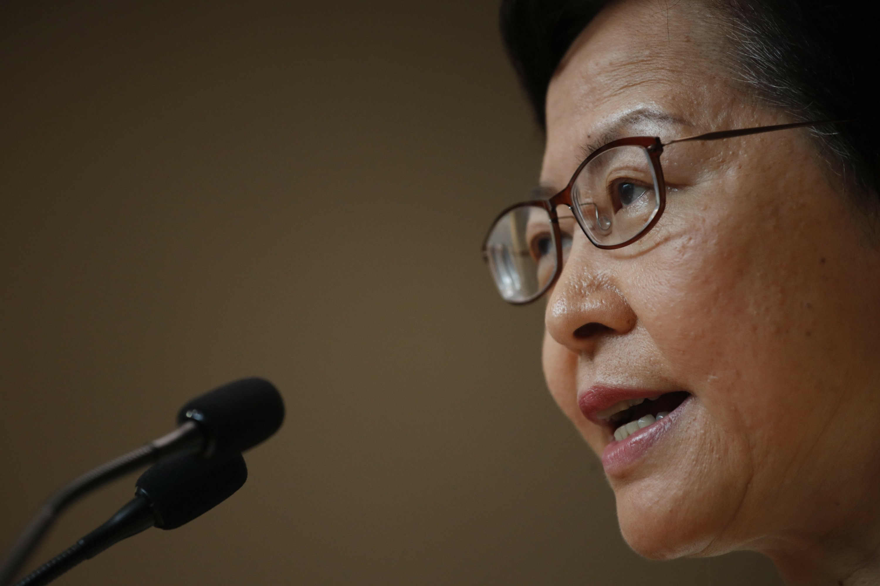 Lam says she hasn't resigned because it's easy way out | AP News