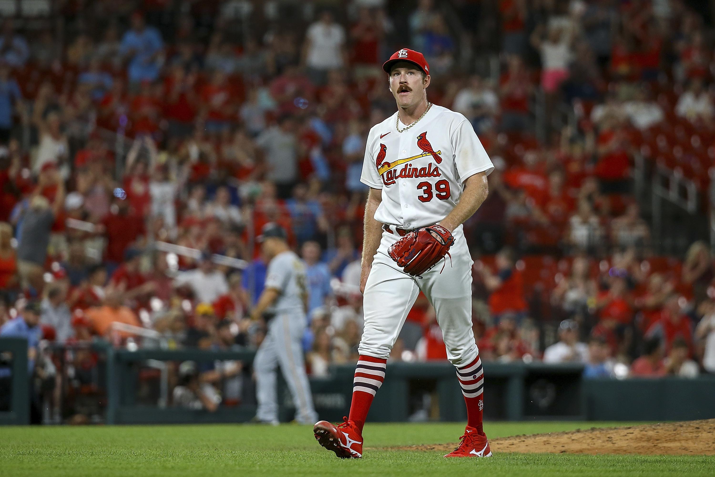 Mikolas 1 strike short of no-hitter; Cards sweep Pirates | AP News