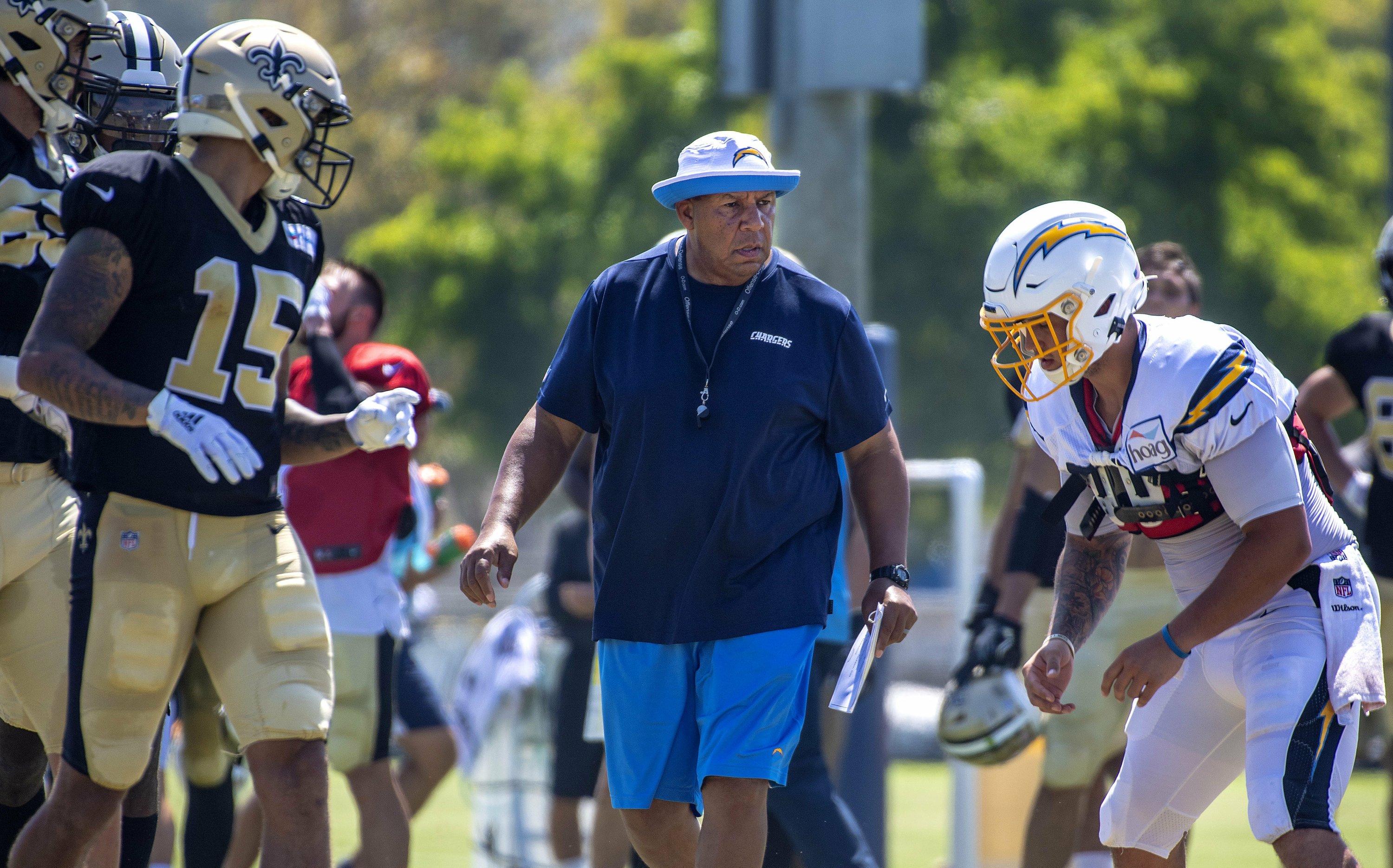 Chargers demote special teams coordinator George Stewart | AP News