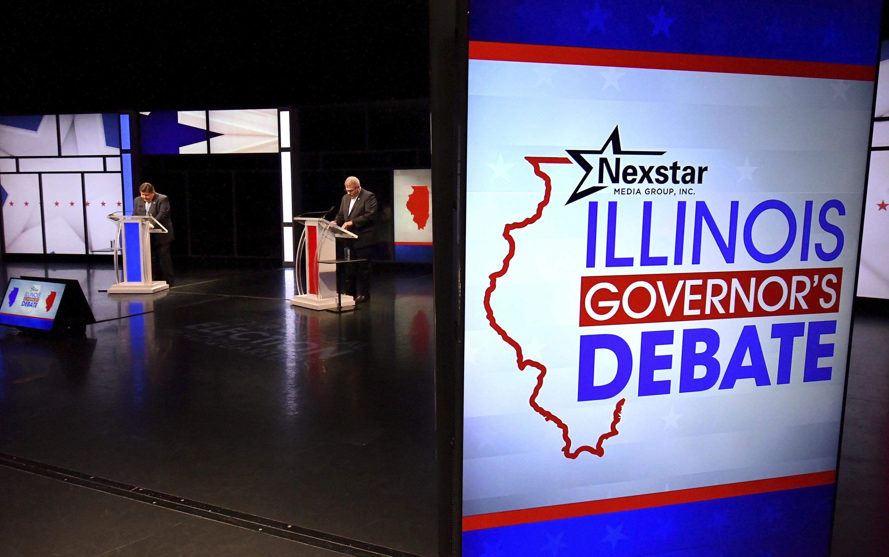 Pritzker, Bailey accuse each other of lies in debate | AP News