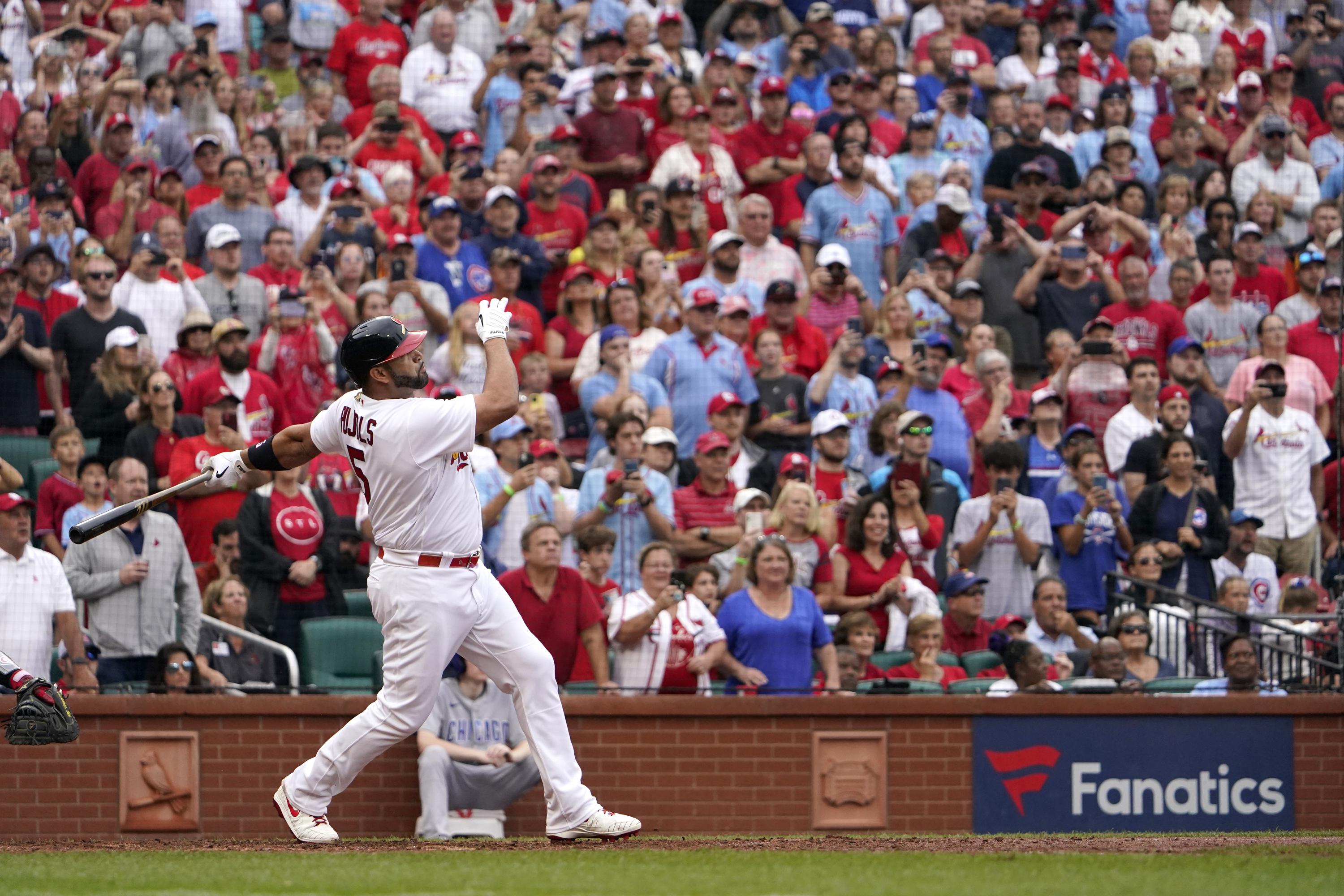 Pujols chasing home run history as Cardinals chase playoffs | AP News