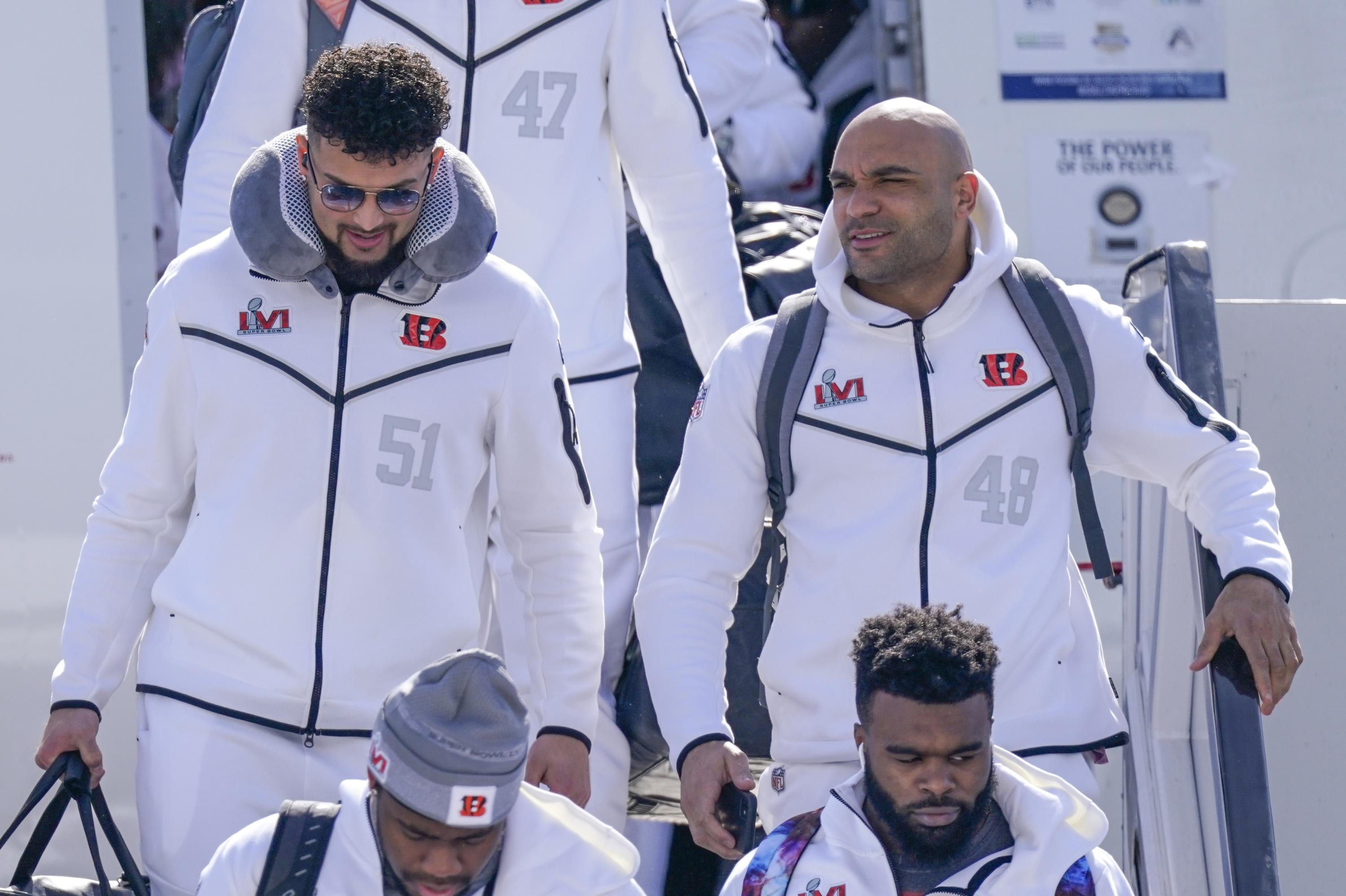 Bengals now feel they're in Super Bowl after flying to LA | AP News