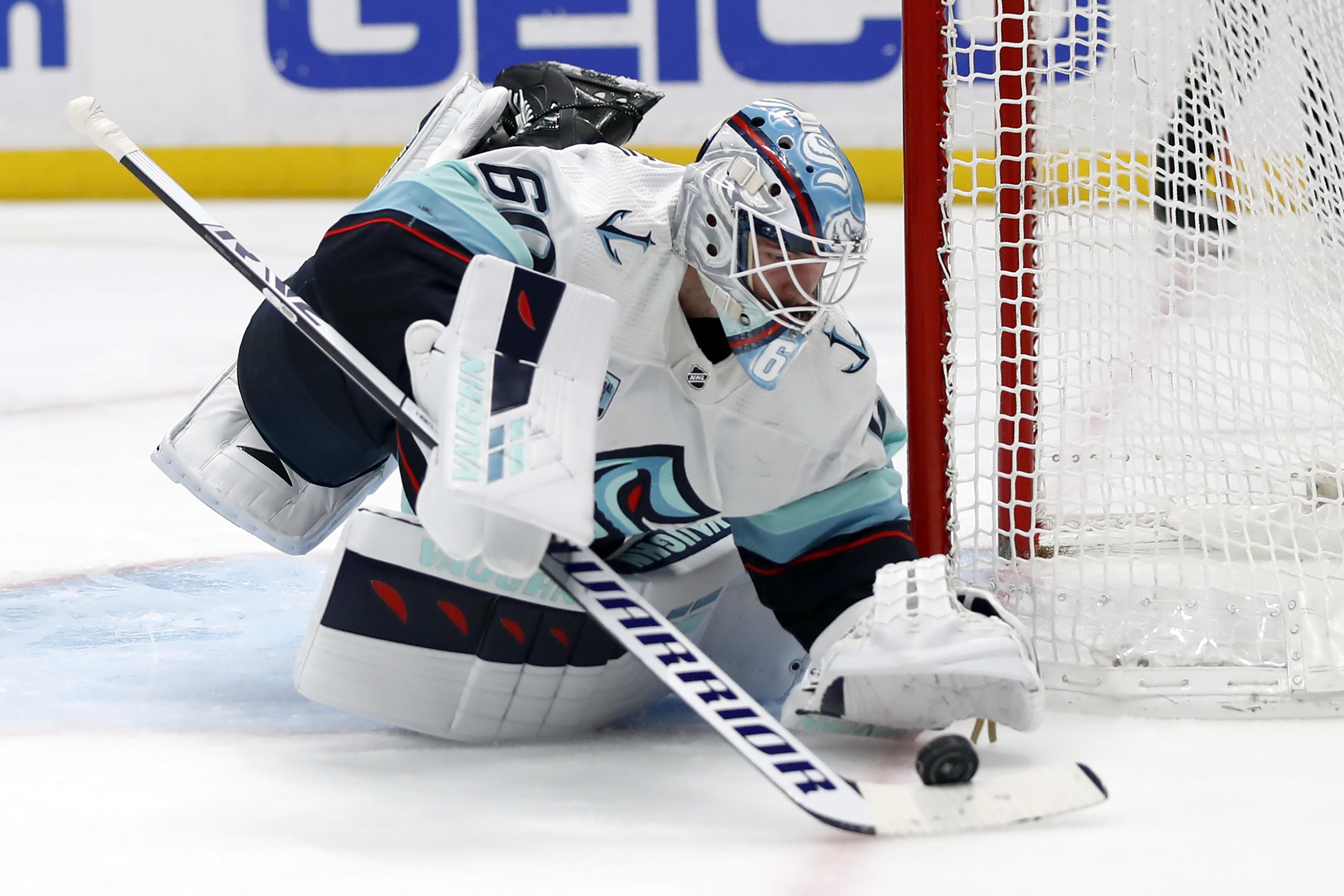 Eberle, Kraken strike late to beat Ducks 4-3 | AP News