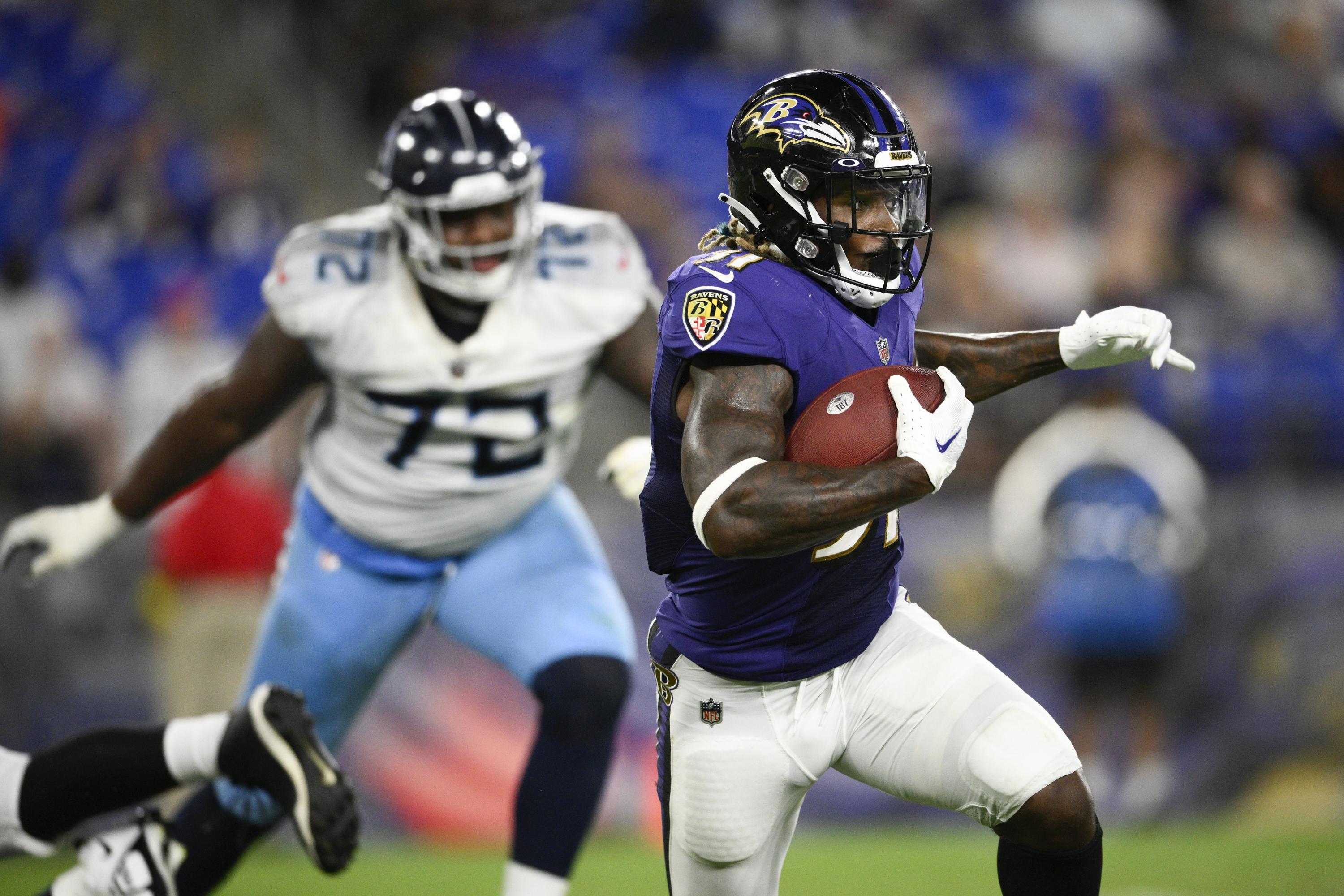 Ravens win 21st straight preseason game, topping Titans | AP News