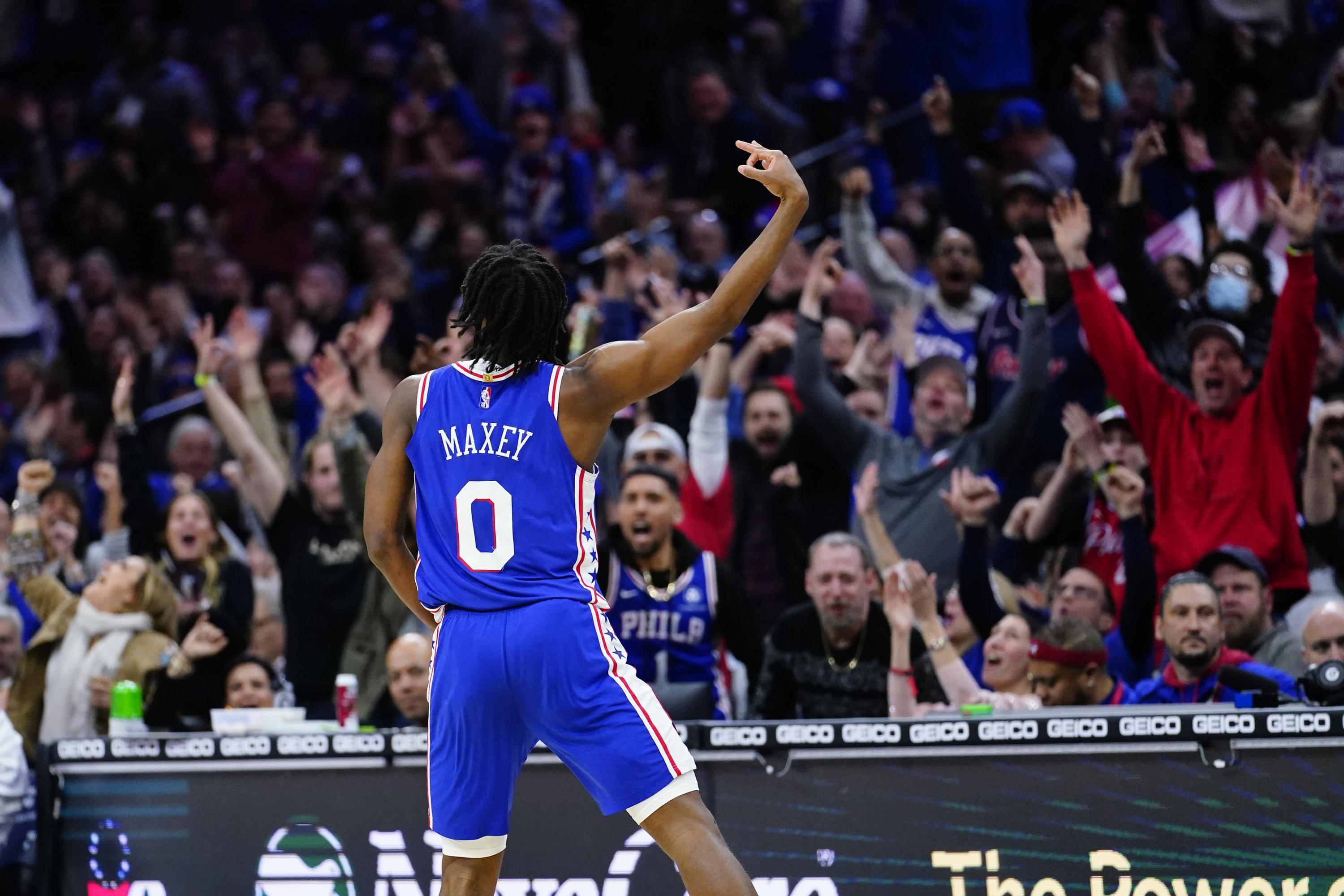 Maxey-mum Effort: 76ers race past Cavs behind 33 from Maxey | AP News