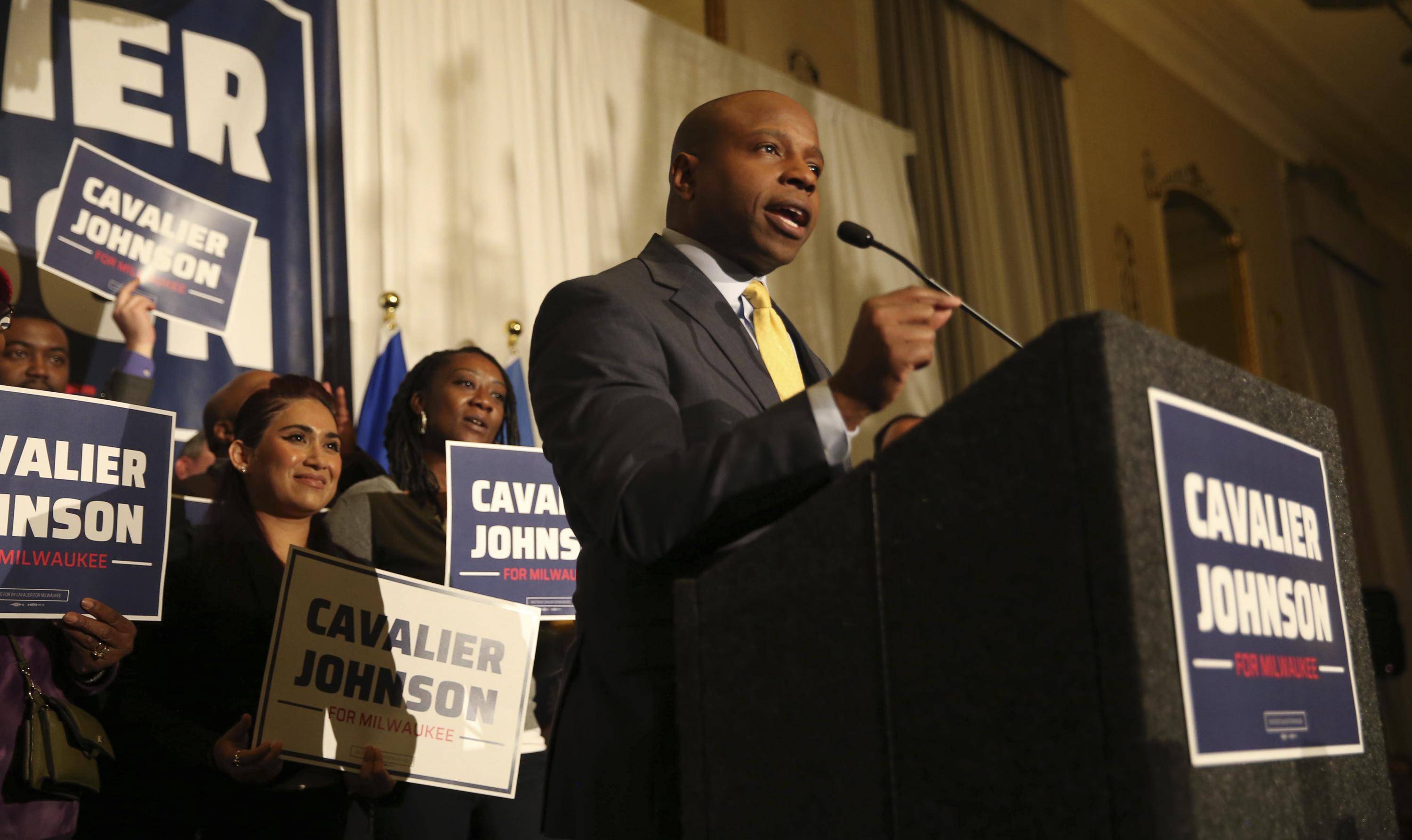 Milwaukee elects first Black mayor, Cavalier Johnson | AP News
