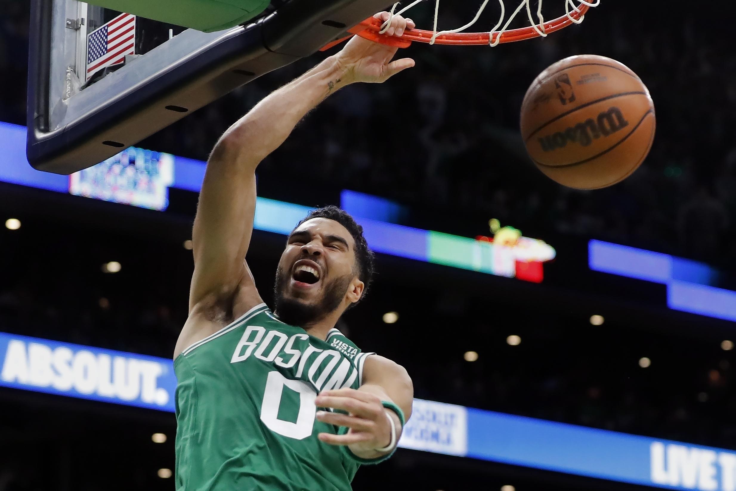 Celtics rally in 2nd half, beat Nets 114-107 for 2-0 lead | AP News