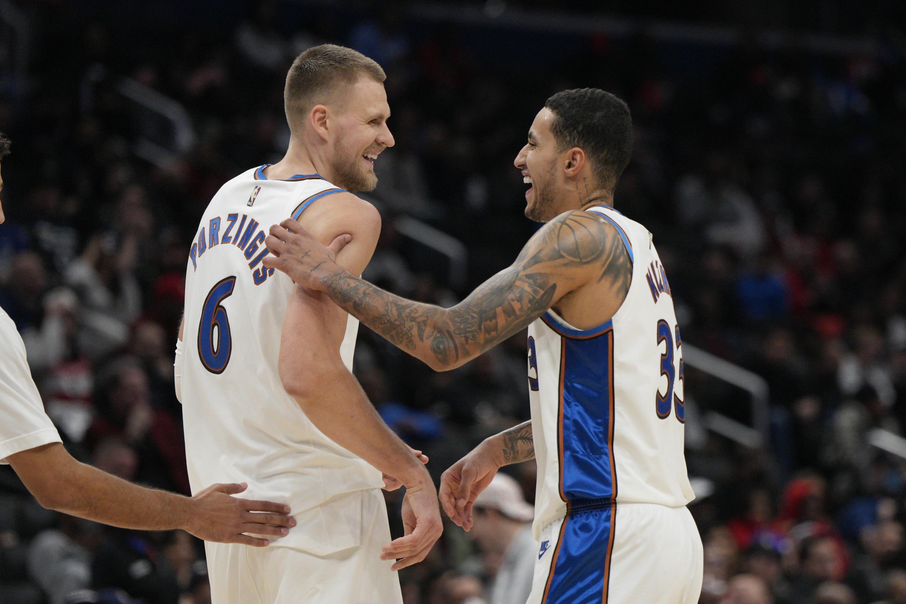 Porzingis scores 41, Towns hurt as Wizards beat T-Wolves | AP News