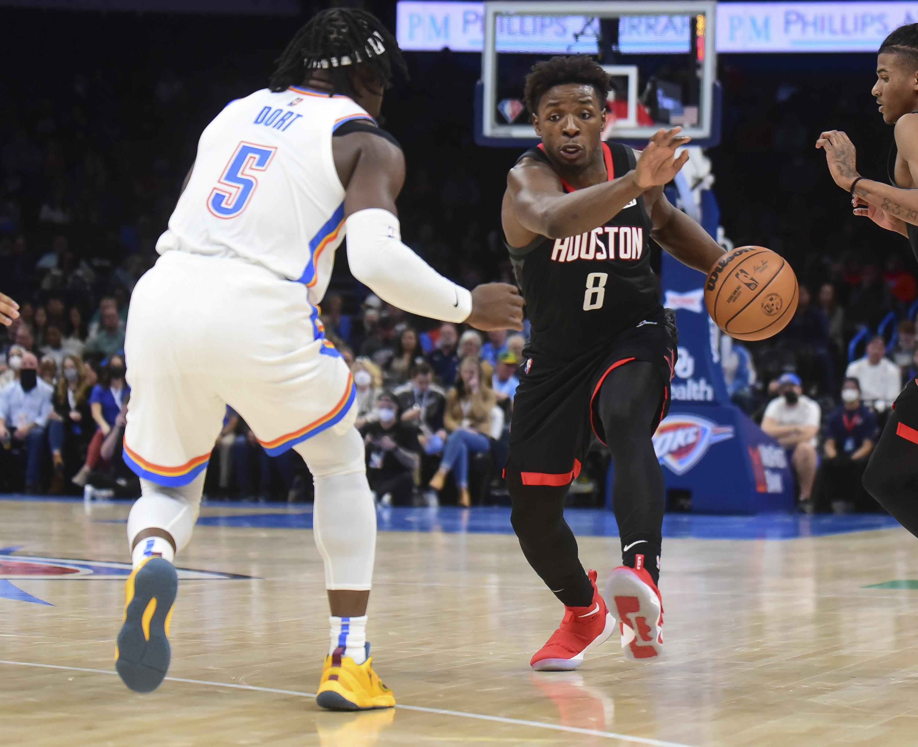 Lu Dort scores 34 points, Thunder beat Rockets 101-89 | AP News