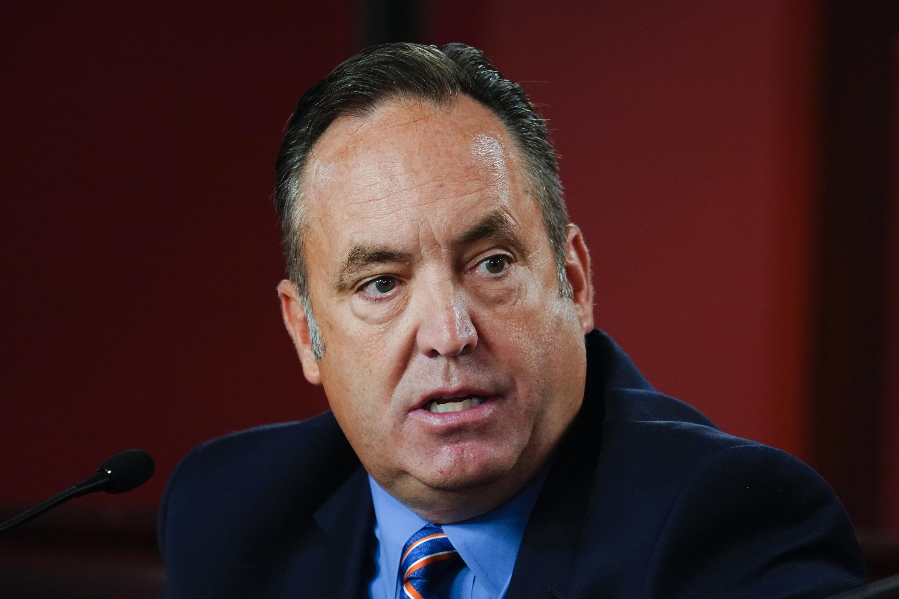 Top state senator emphasizes experience in run for governor | AP News