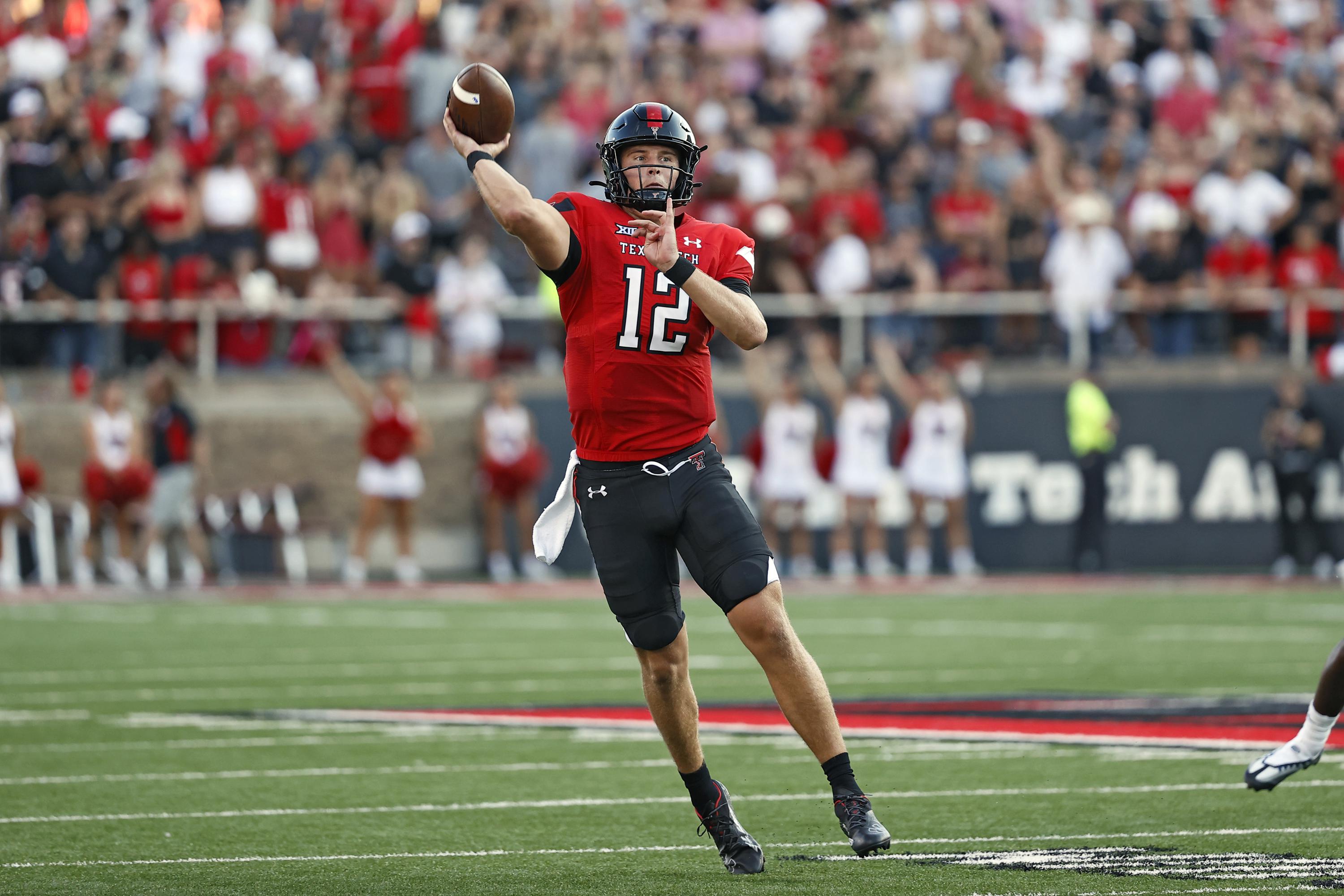 Texas Tech QB Shough sidelined again by left shoulder injury | AP News
